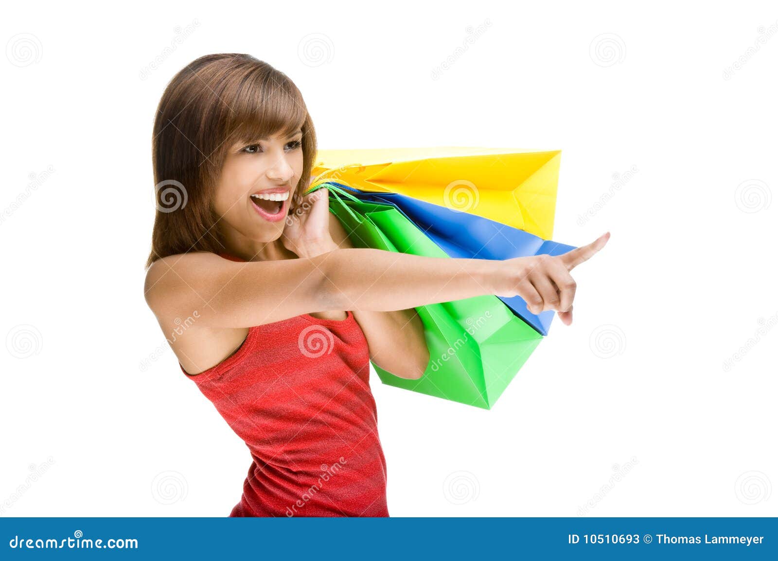 Shopping time stock image. Image of isolated, beautiful - 10510693