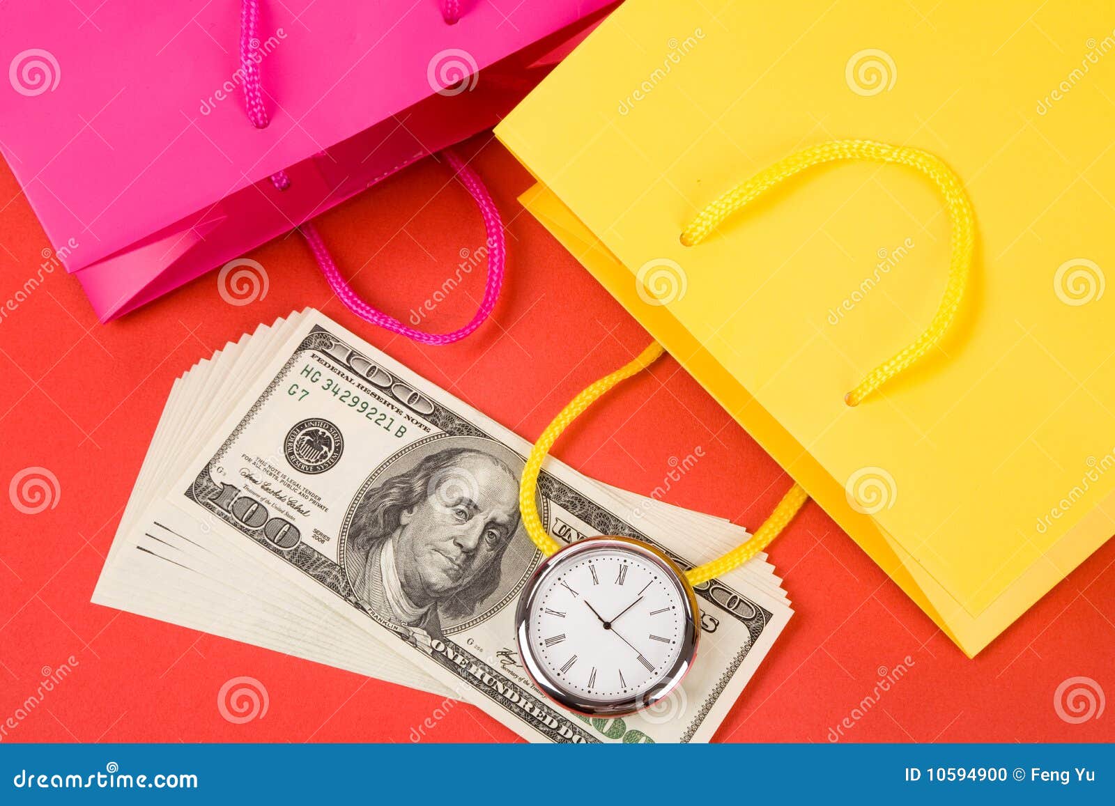 Shopping Time stock photo. Image of close, paper, string - 10594900