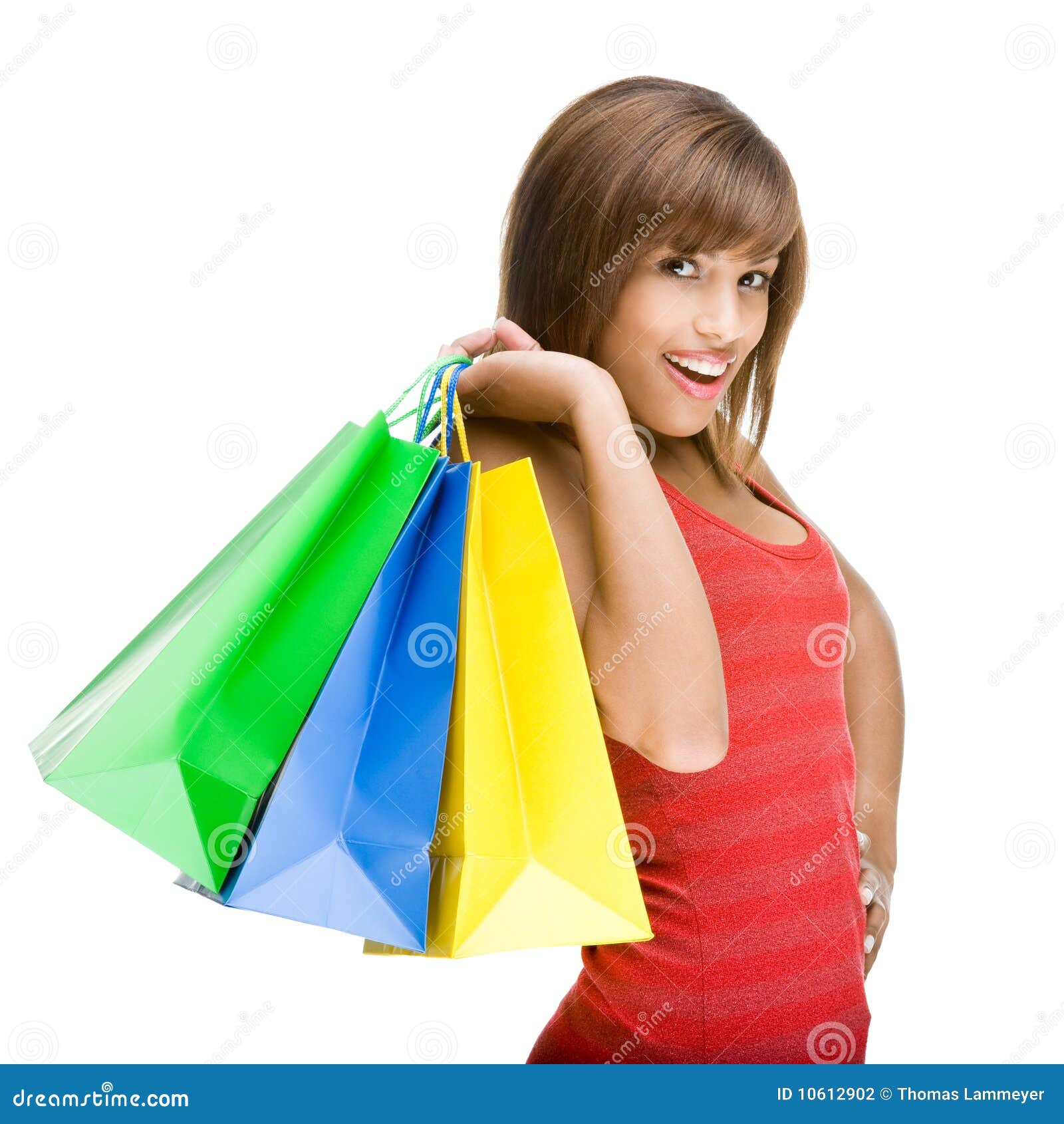 Shopping time stock photo. Image of african, cute, gift - 10612902