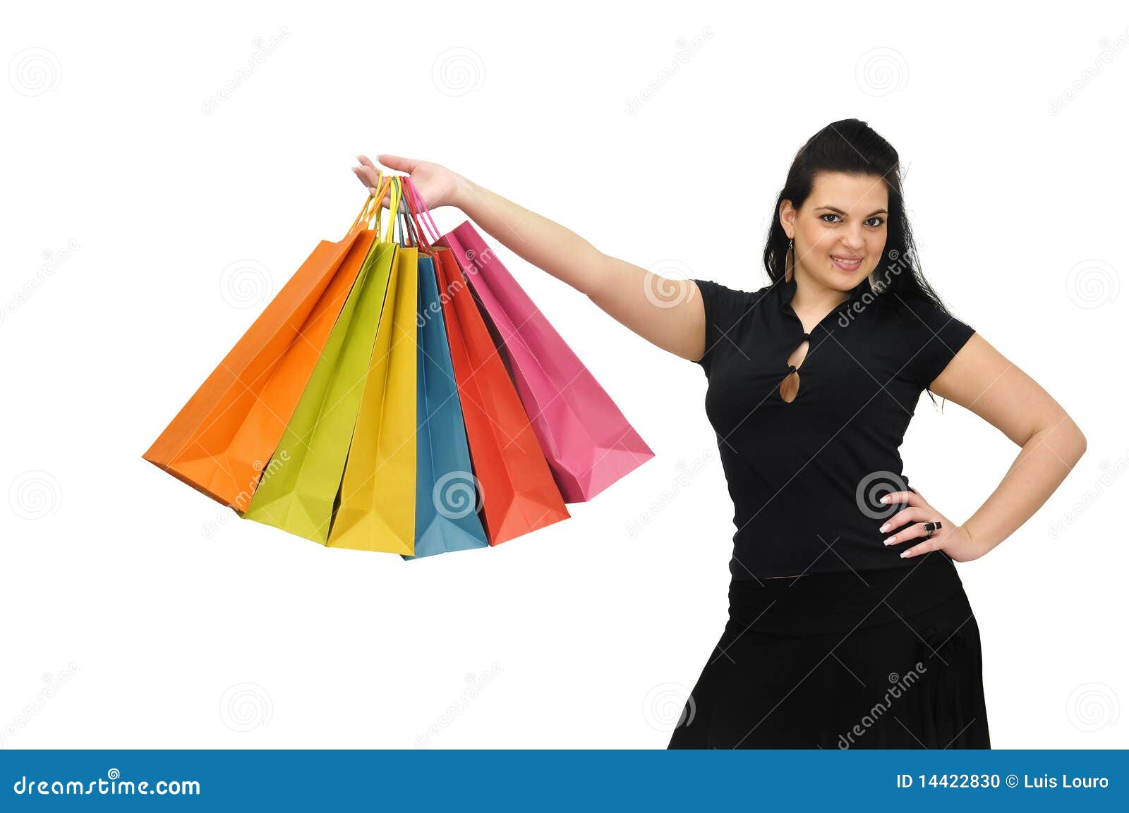 Shopping time stock photo. Image of female, relax, dress - 14422830