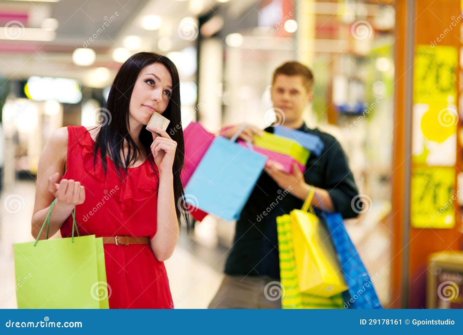 Shopping time stock image. Image of buying, gift, elegance - 29178161