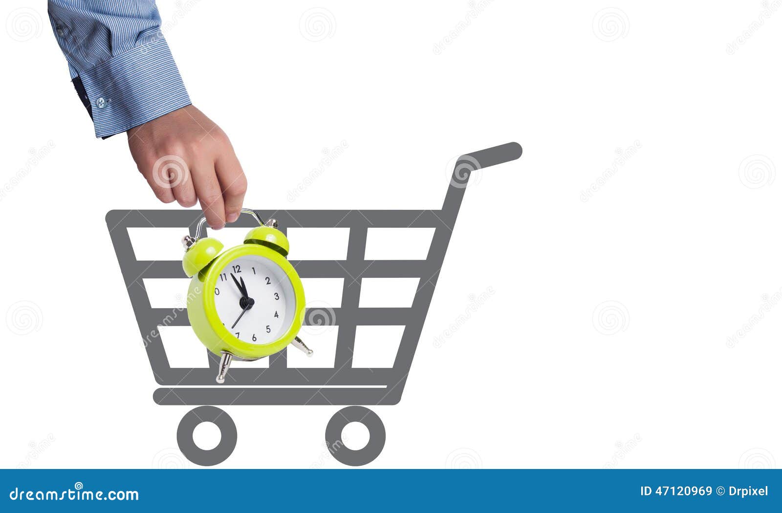 Shopping time concept stock illustration. Illustration of christmas ...