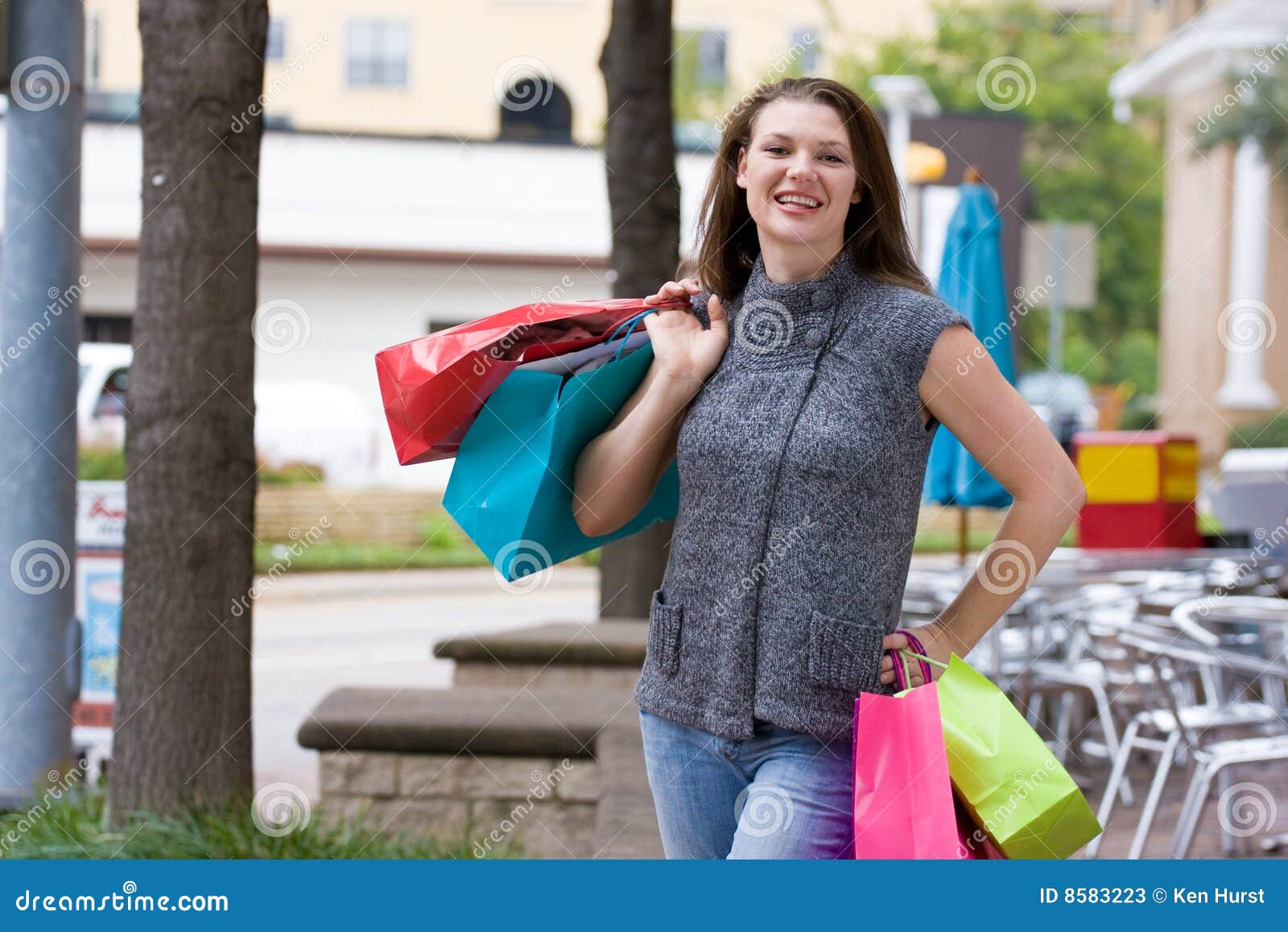 Shopping Trip stock image. Image of customer, cheerful - 8583223