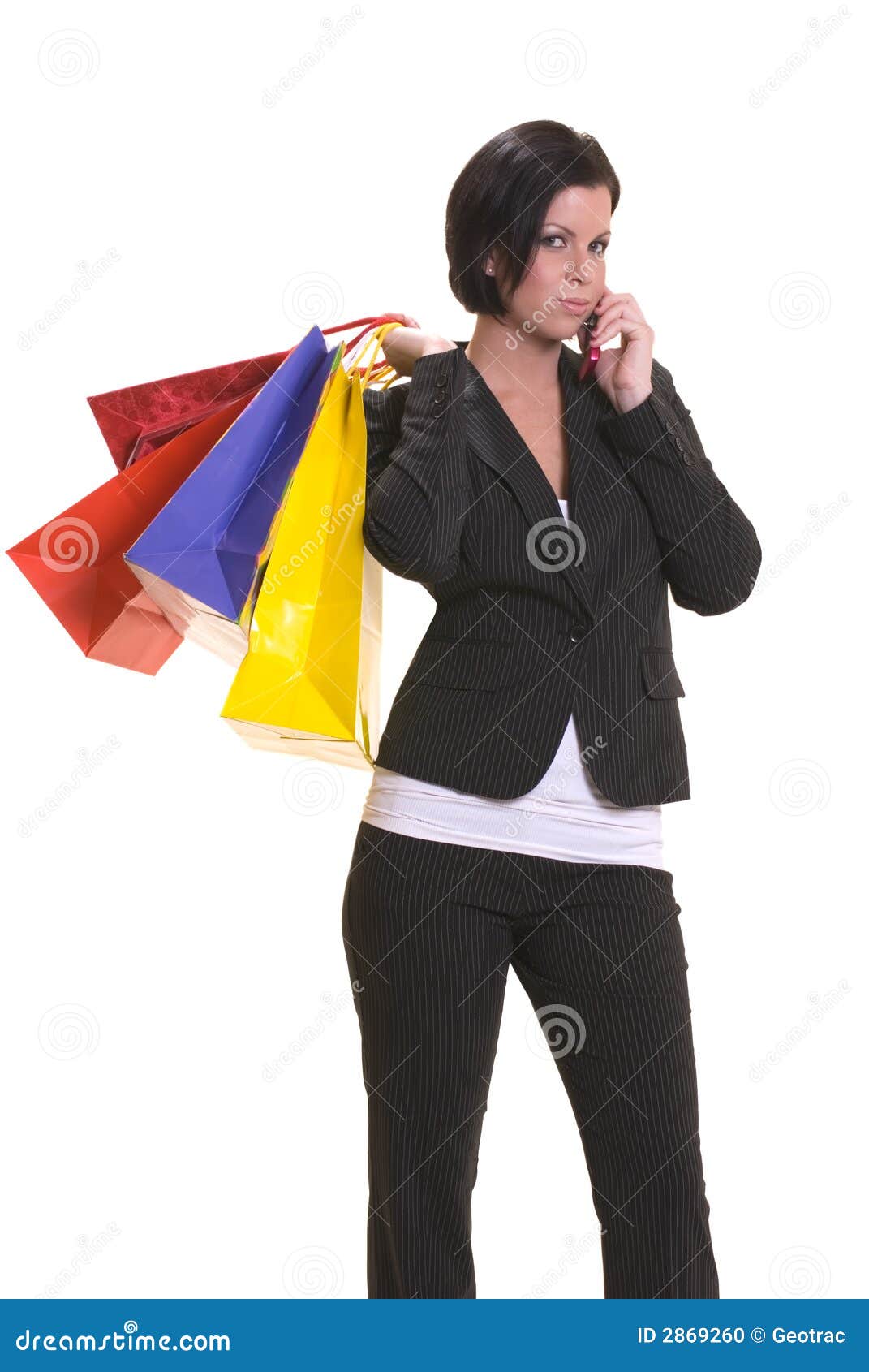 Shopping after work stock photo. Image of green, cellular - 2869260