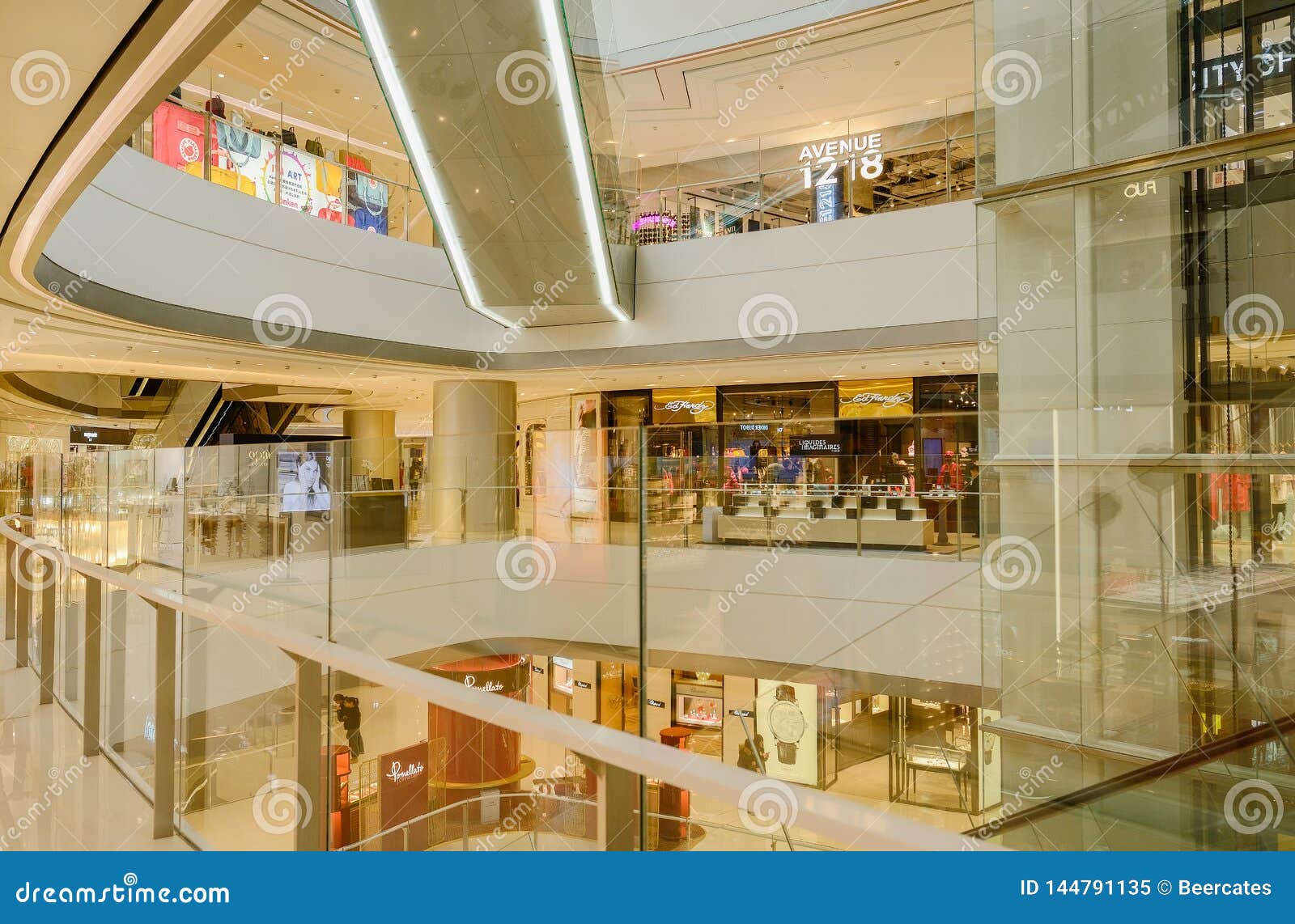Shops in Multi-storied IFS Plaza,Chengdu Editorial Image - Image of ...