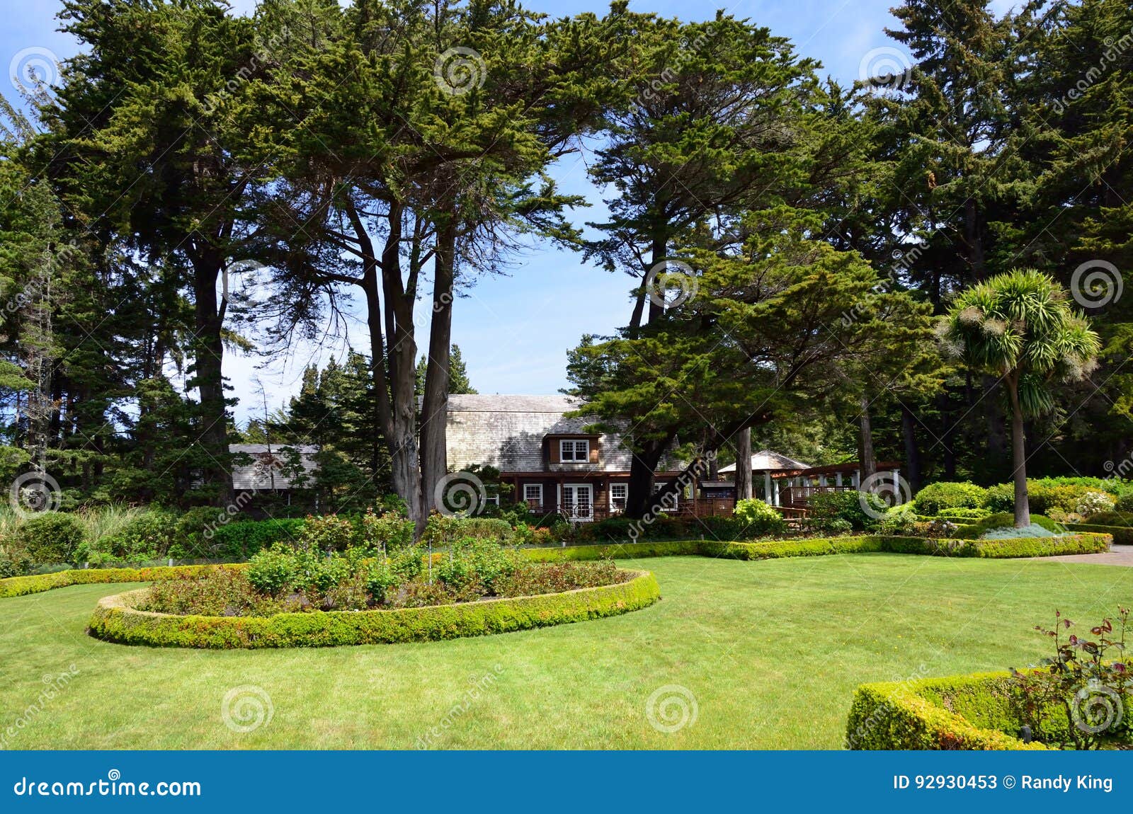 Shore Acres State Park, Charleston Oregon Stock Image - Image of garden ...