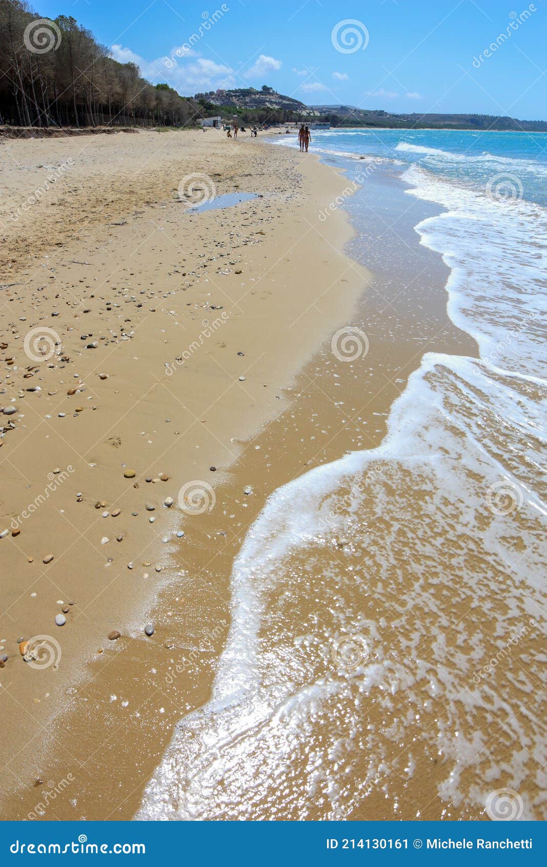 Shore of the Beach of Eraclea Minoa in Agrigento Stock Image - Image of ...
