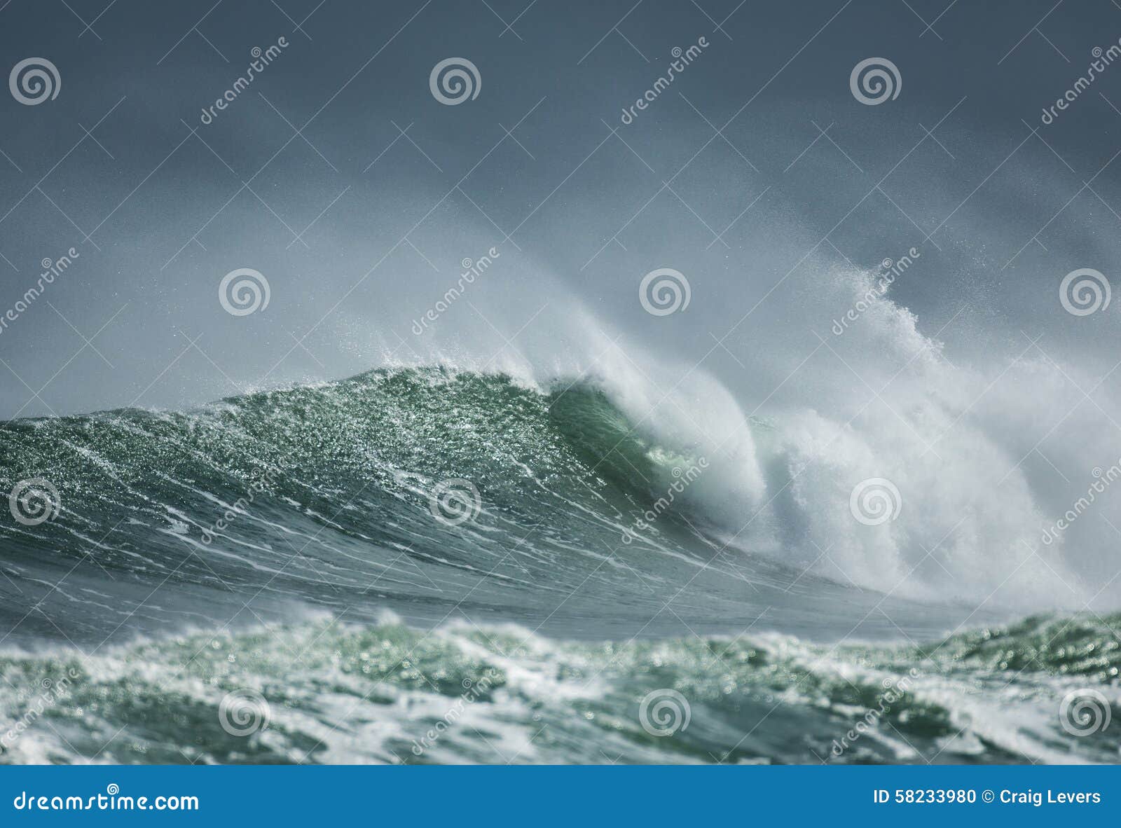 Shore Break stock photo. Image of ocean, piha, beach - 58233980
