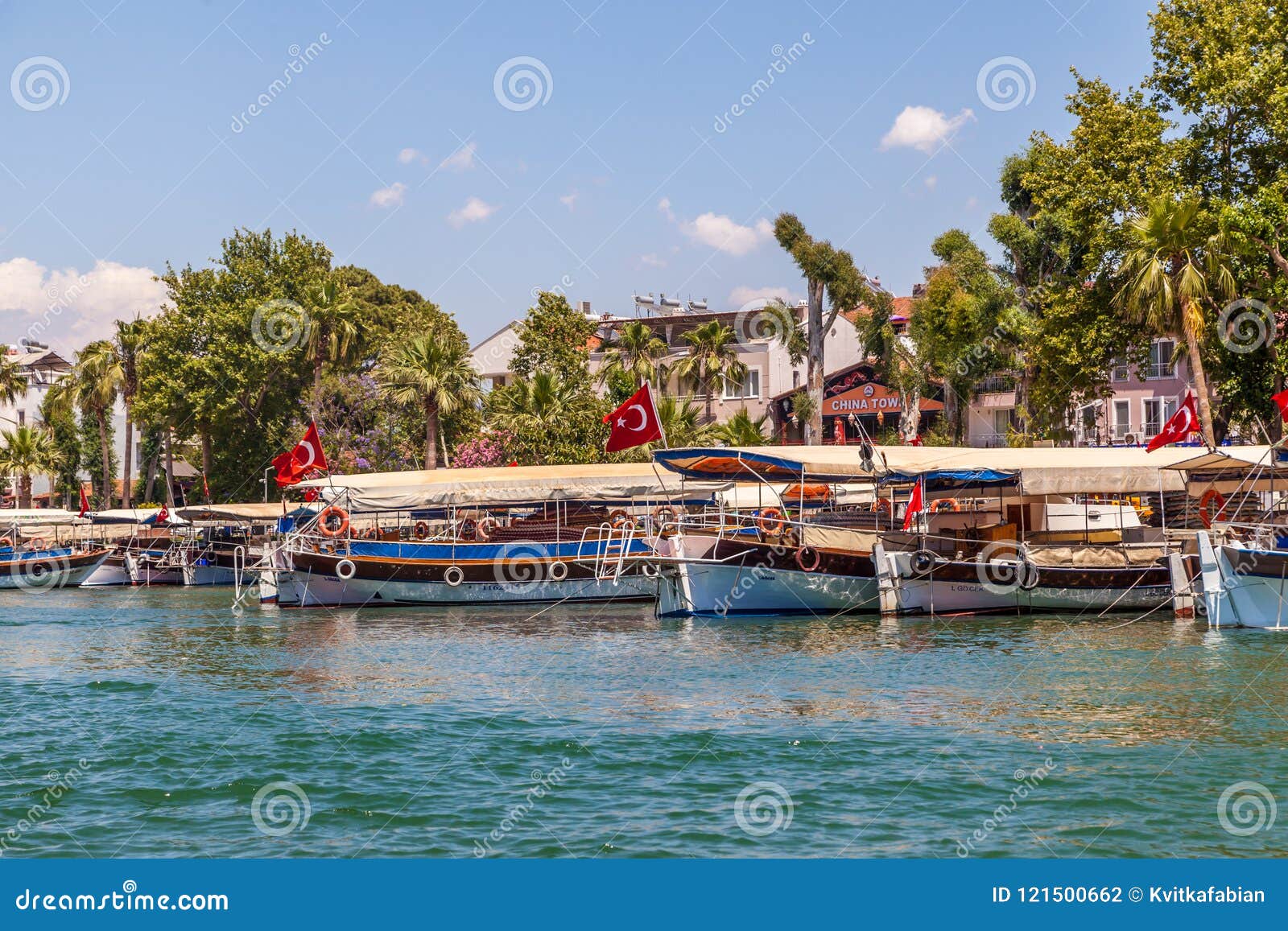Shore of the Dalyan River, Turkey Editorial Photography - Image of ...