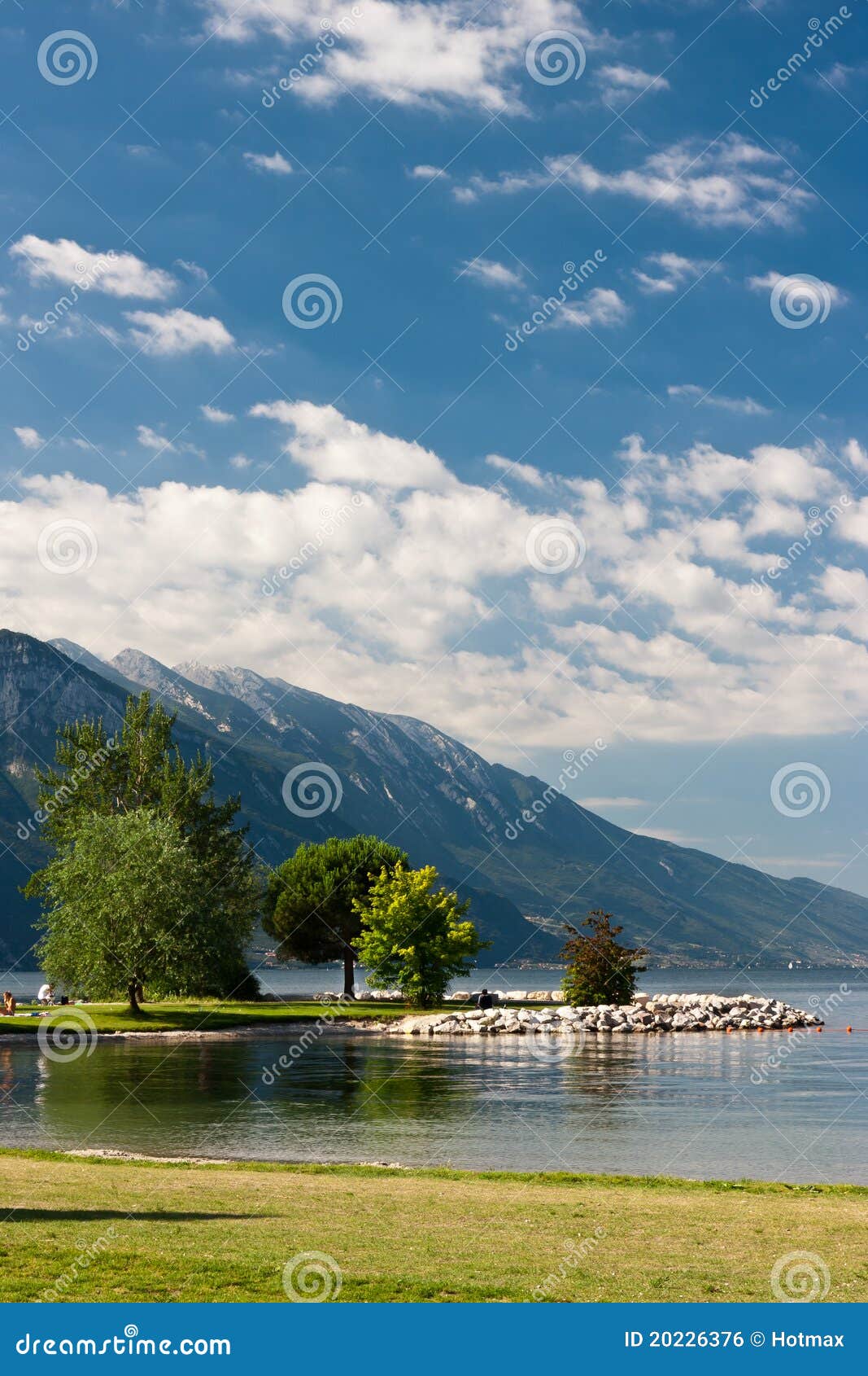 On the shore of the lake stock photo. Image of water - 20226376