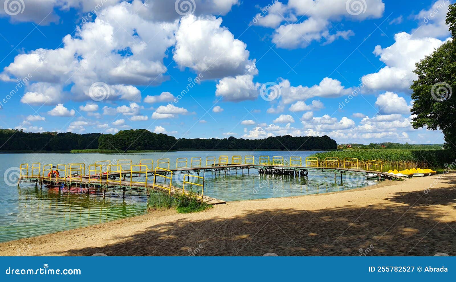 On the shore of the lake stock image. Image of boat - 255782527