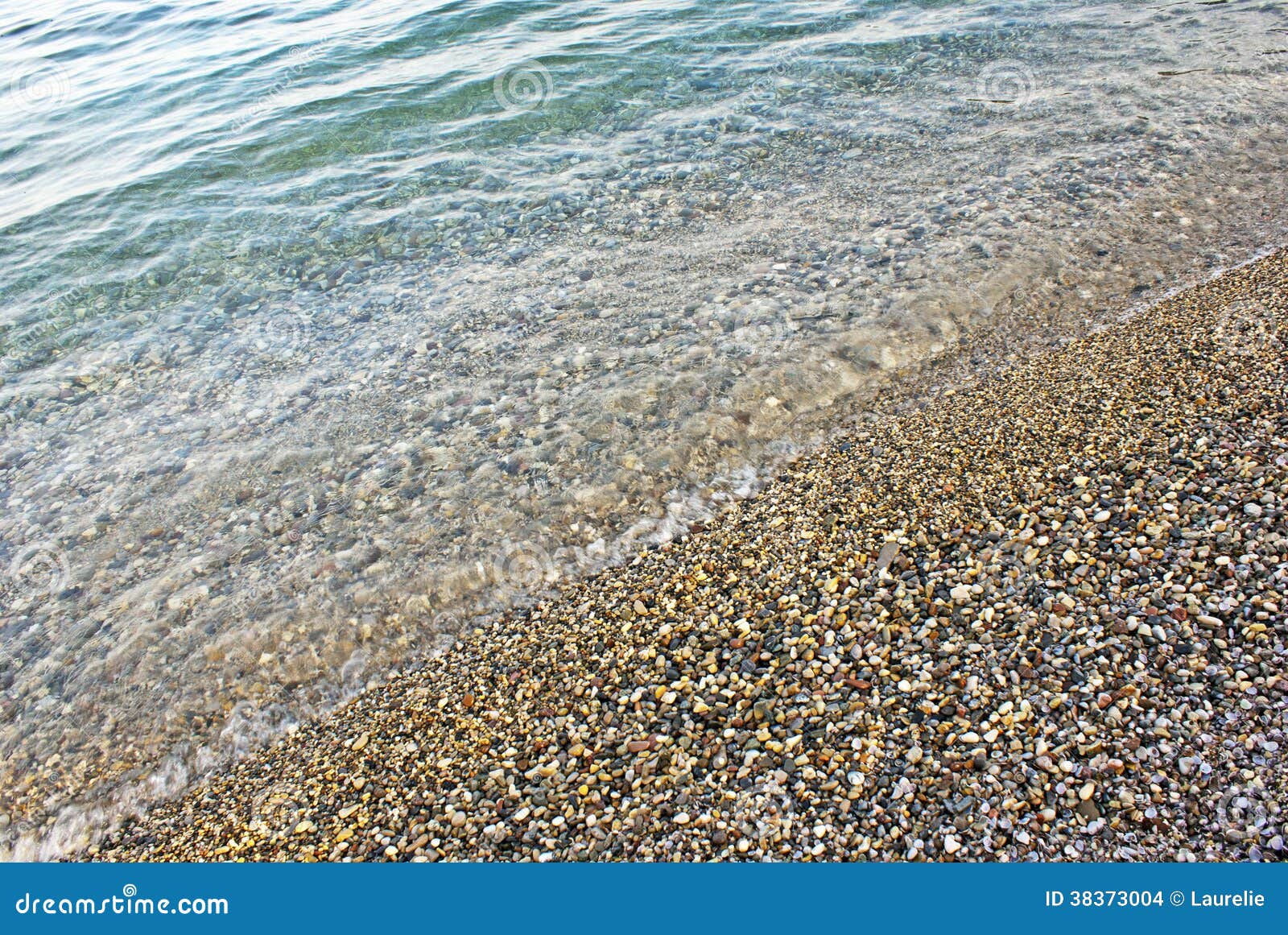 Shore line with pebbles. stock photo. Image of scene - 38373004