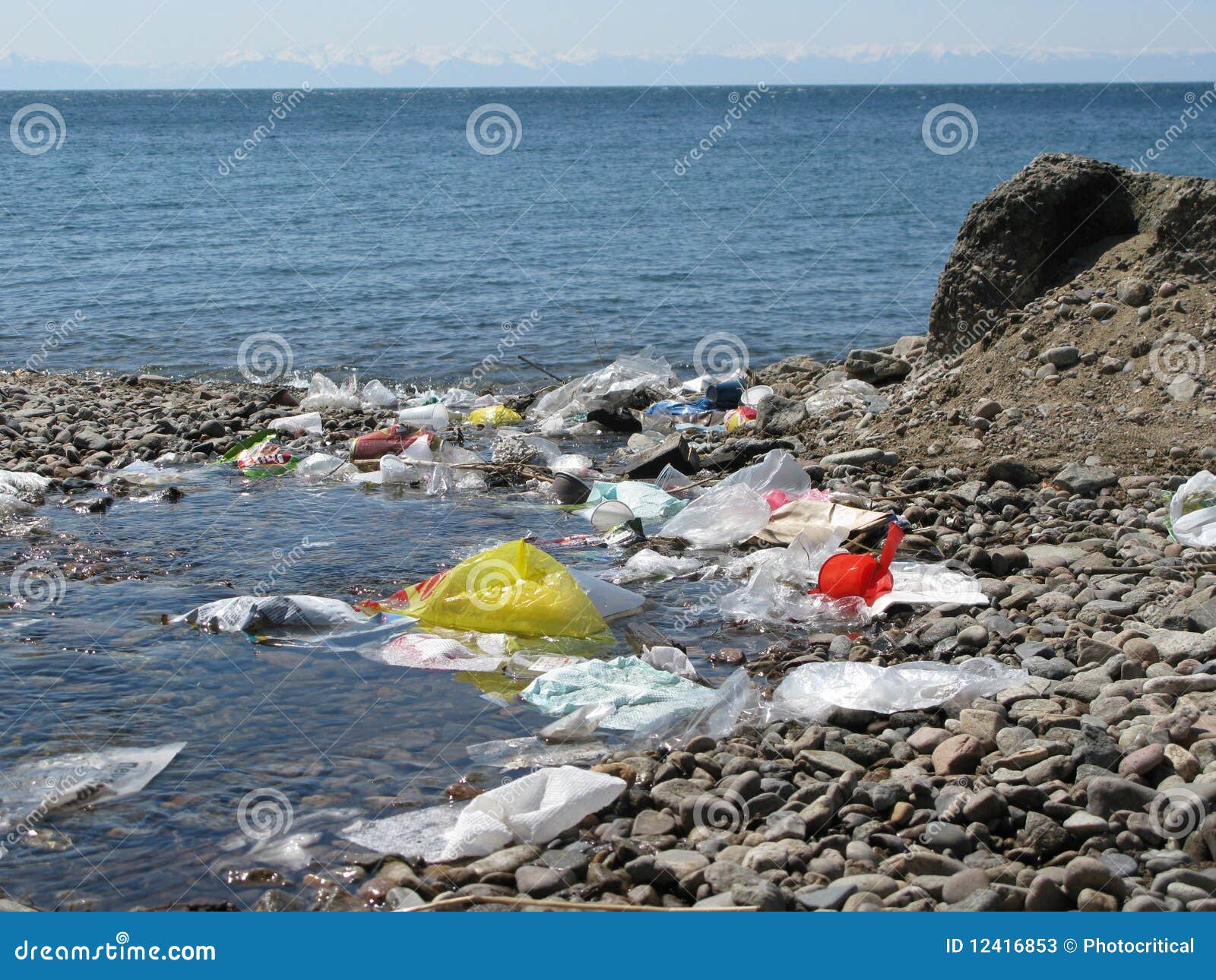 Shore litter stock image. Image of rubbish, clutter, littered - 12416853