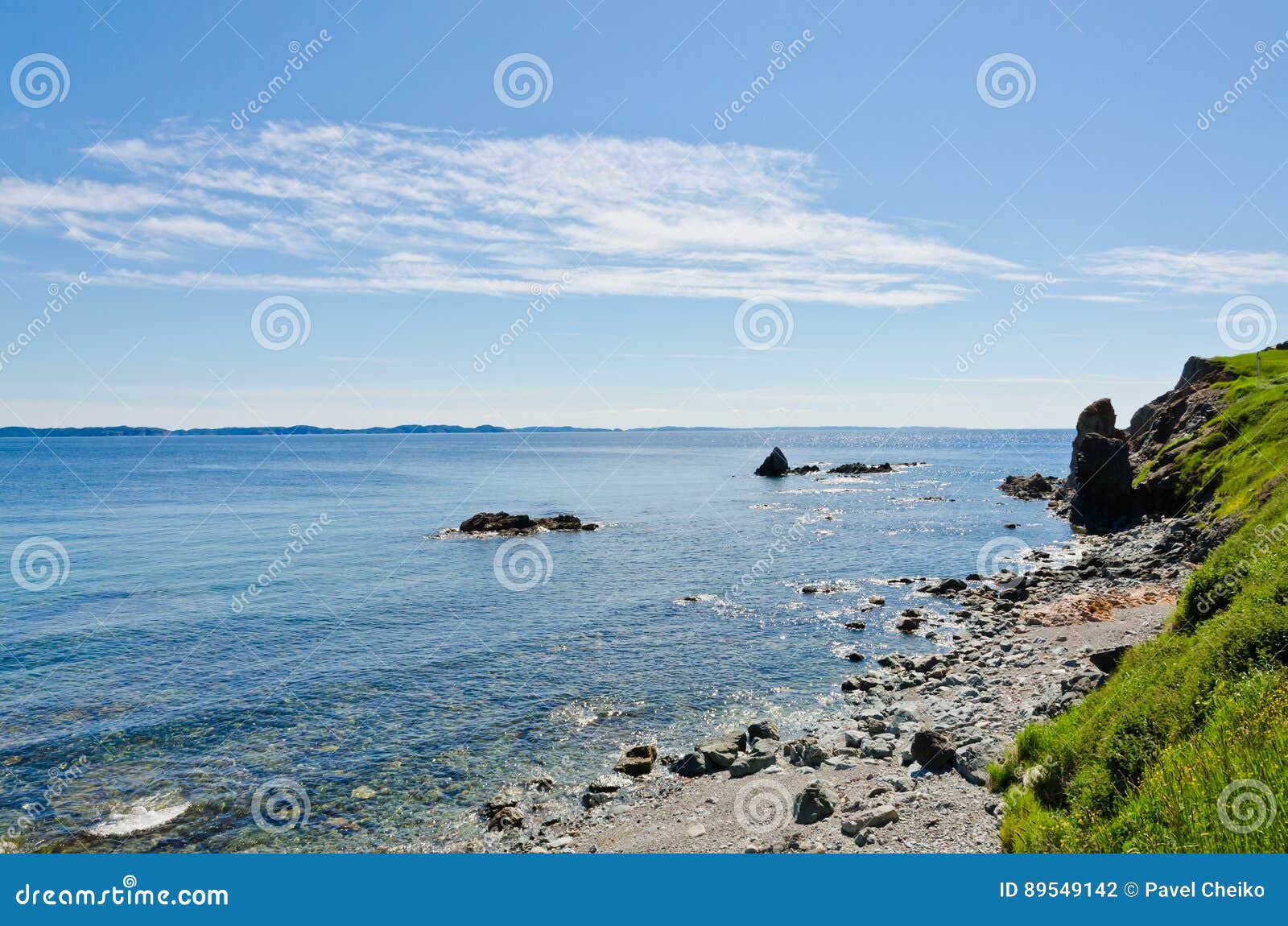 The shore of Newfoundland stock photo. Image of newfoundland - 89549142