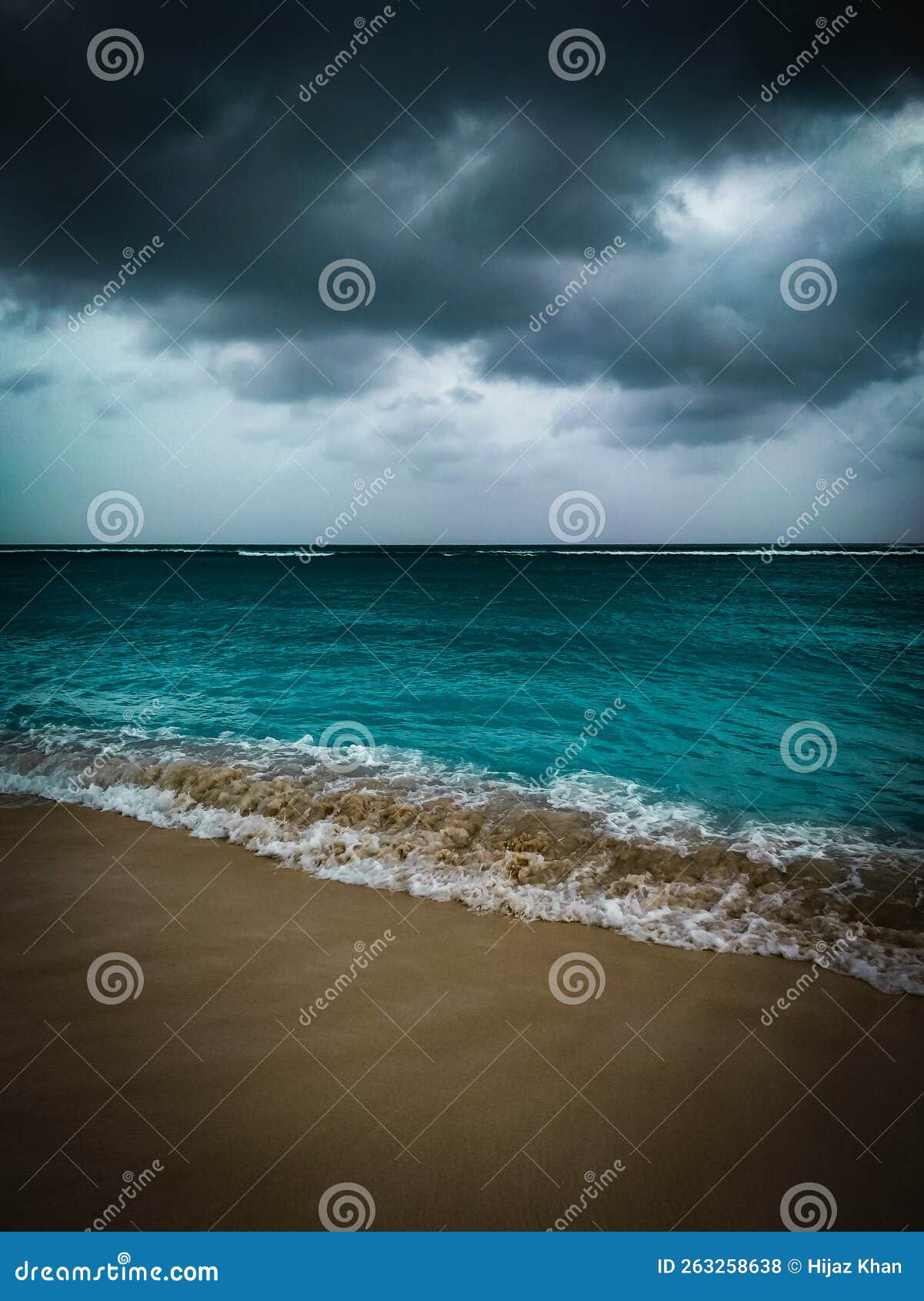 In the Shore and Raining Cloud Floating Stock Photo - Image of cloud ...