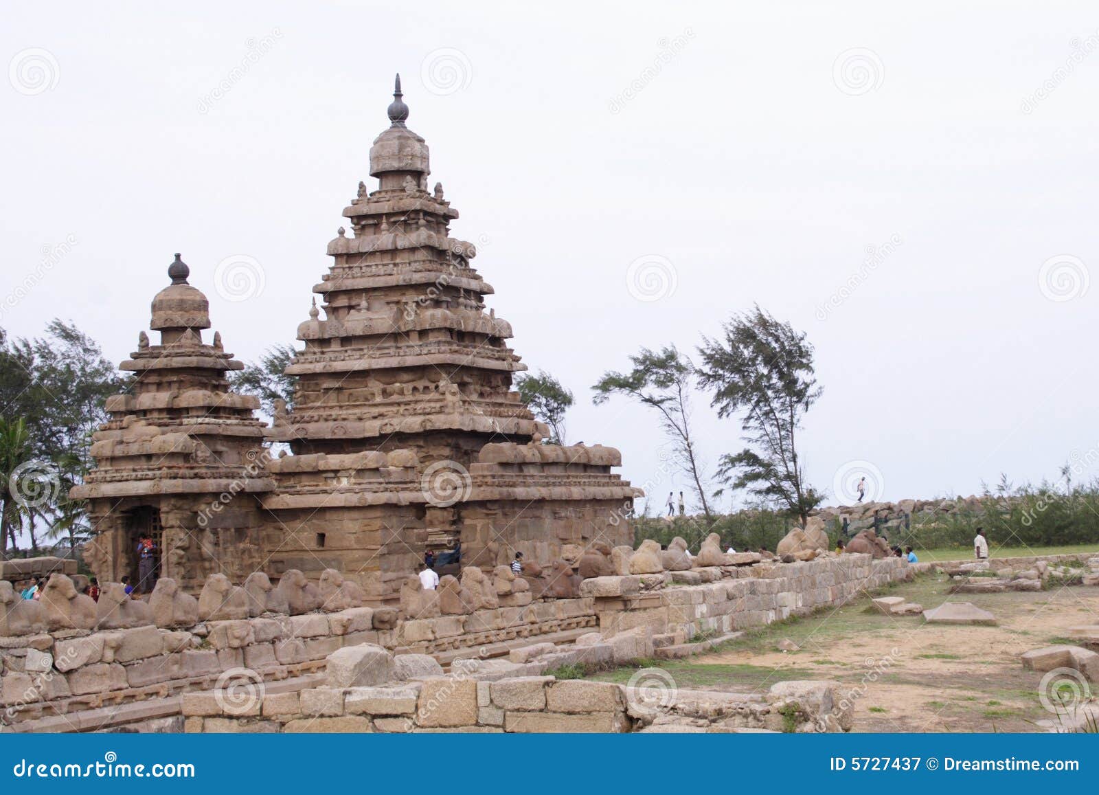 Shore temple stock image. Image of temple, mamallapuram - 5727437
