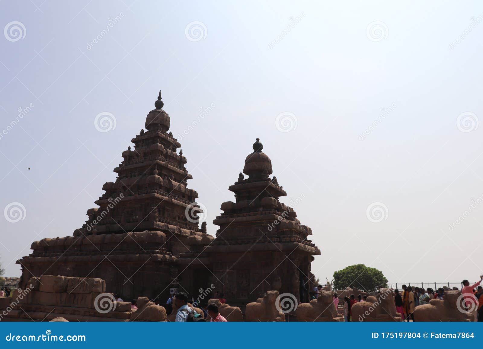 Shore Temple at Mahabalipuram in Tamil Nadu, India Stock Photo - Image ...