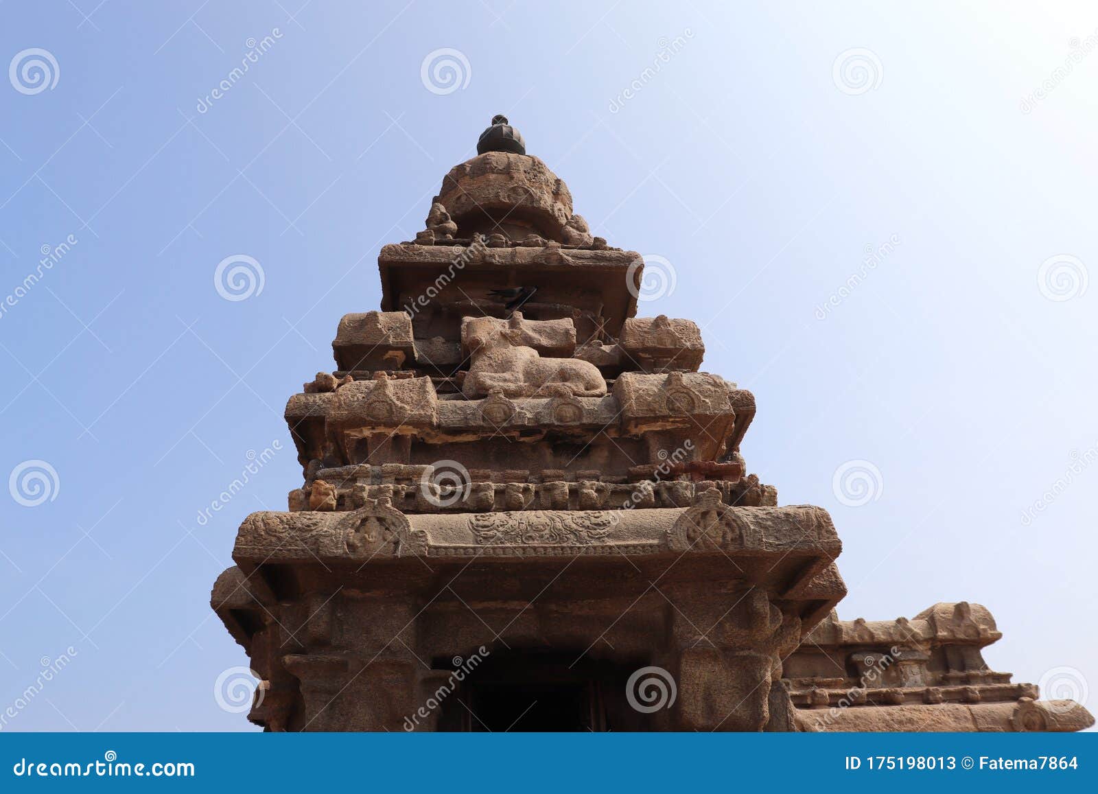 Shore Temple at Mahabalipuram in Tamil Nadu, India Stock Image - Image ...