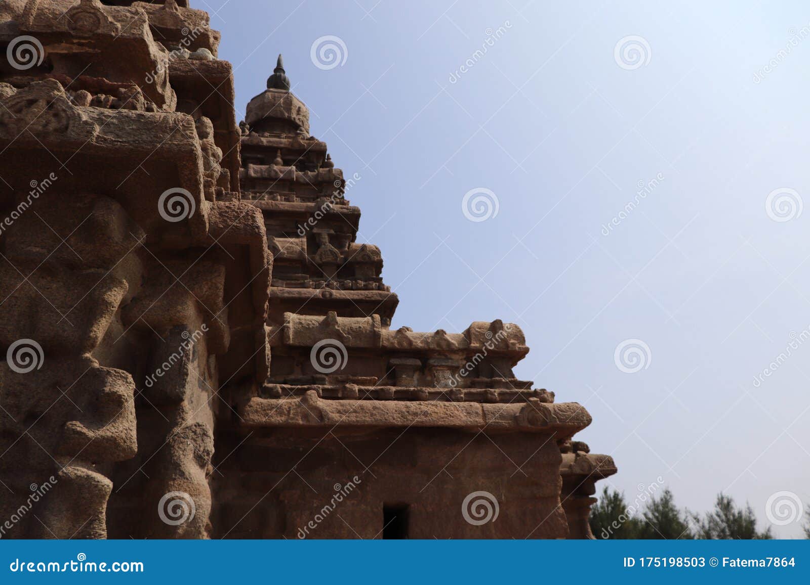 Shore Temple at Mahabalipuram in Tamil Nadu, India Stock Image - Image ...
