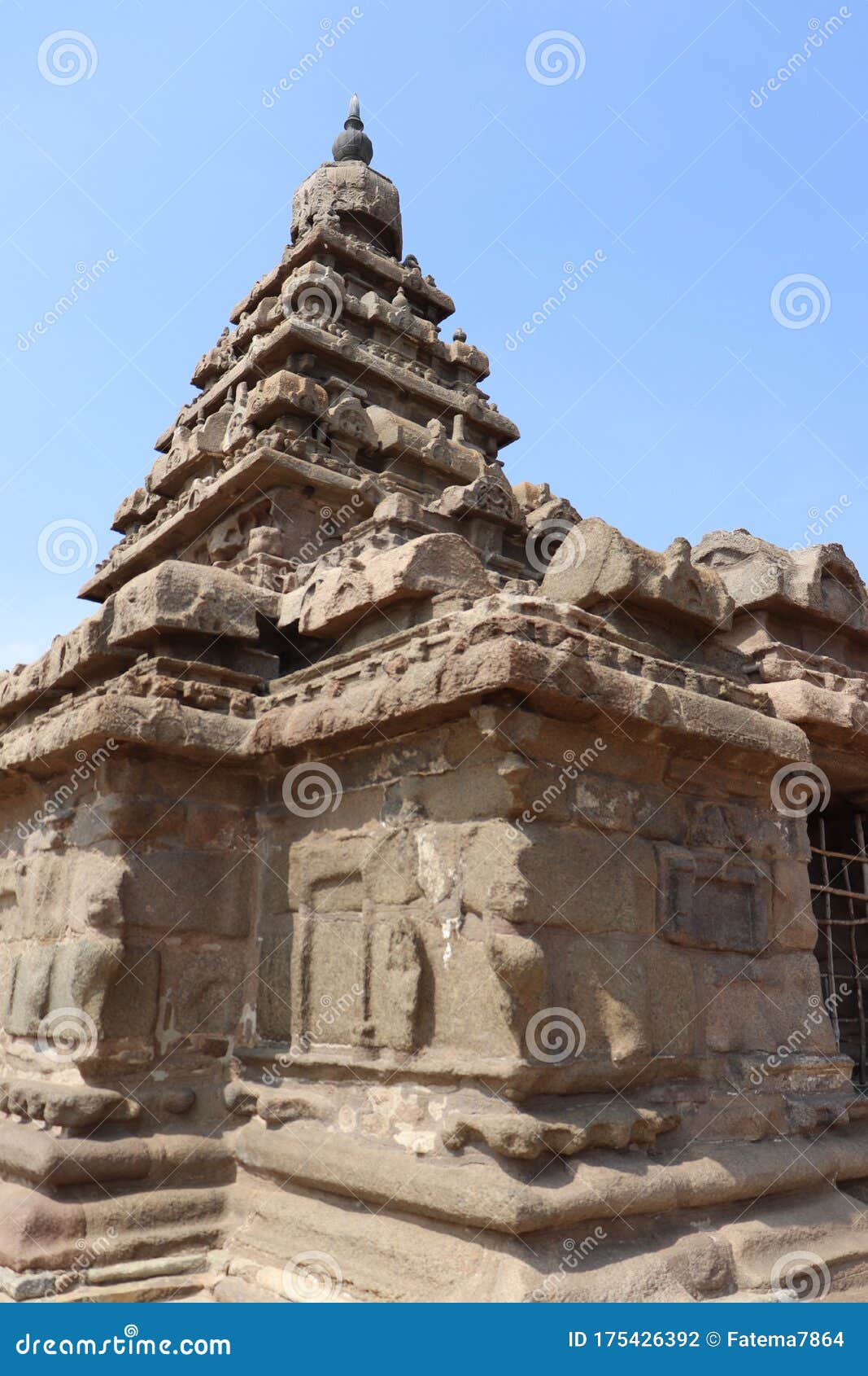 Shore Temple at Mahabalipuram in Tamil Nadu, Indian Architecture Stock ...