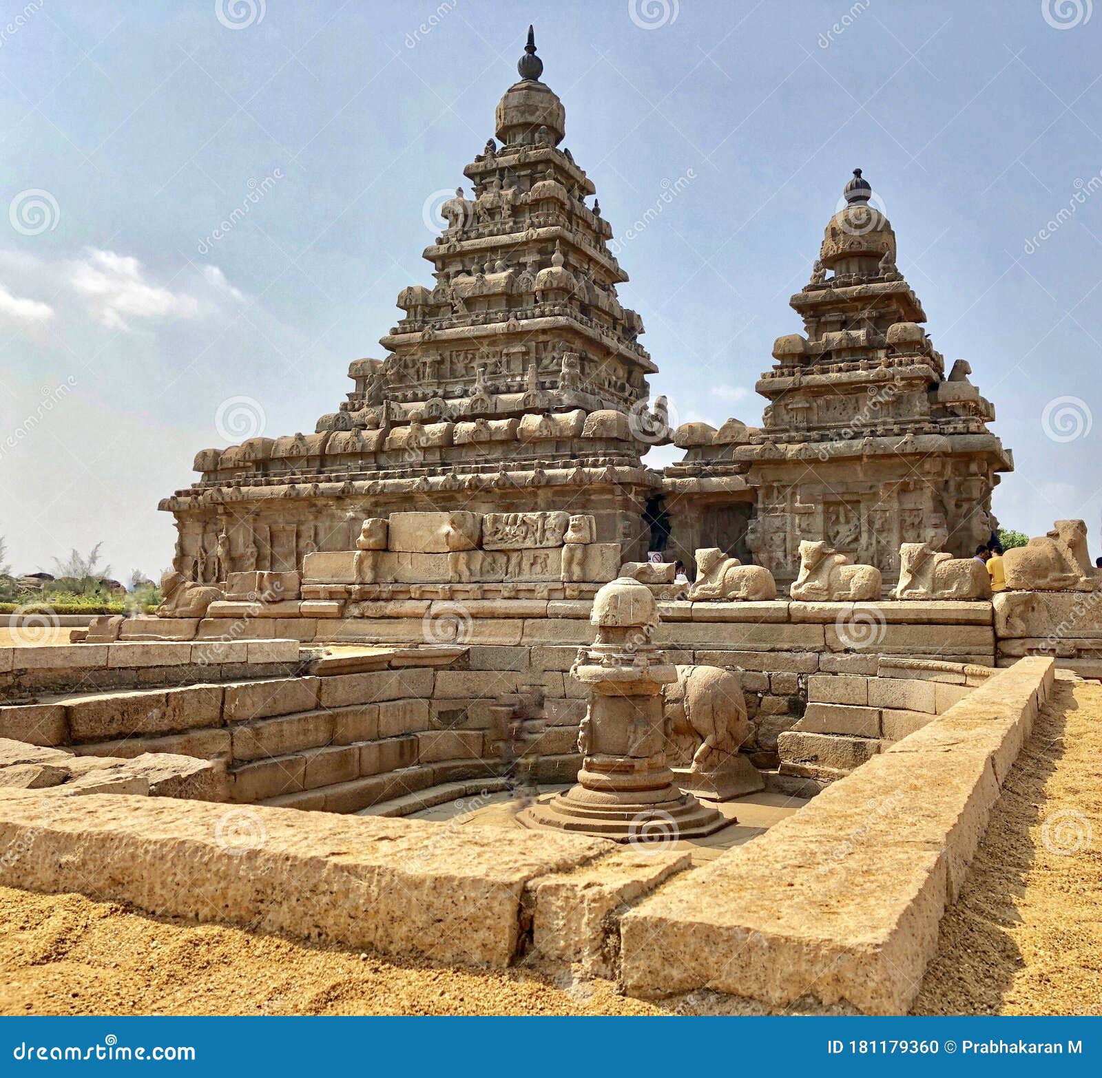 Shore Temple in Mahabalipuram, Tamilnadu Stock Photo - Image of ancient ...