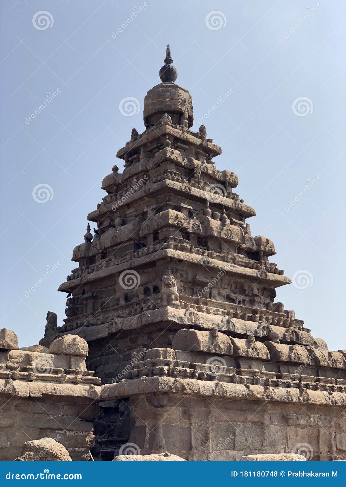Shore Temple in Mahabalipuram, Tamilnadu Stock Photo - Image of ...