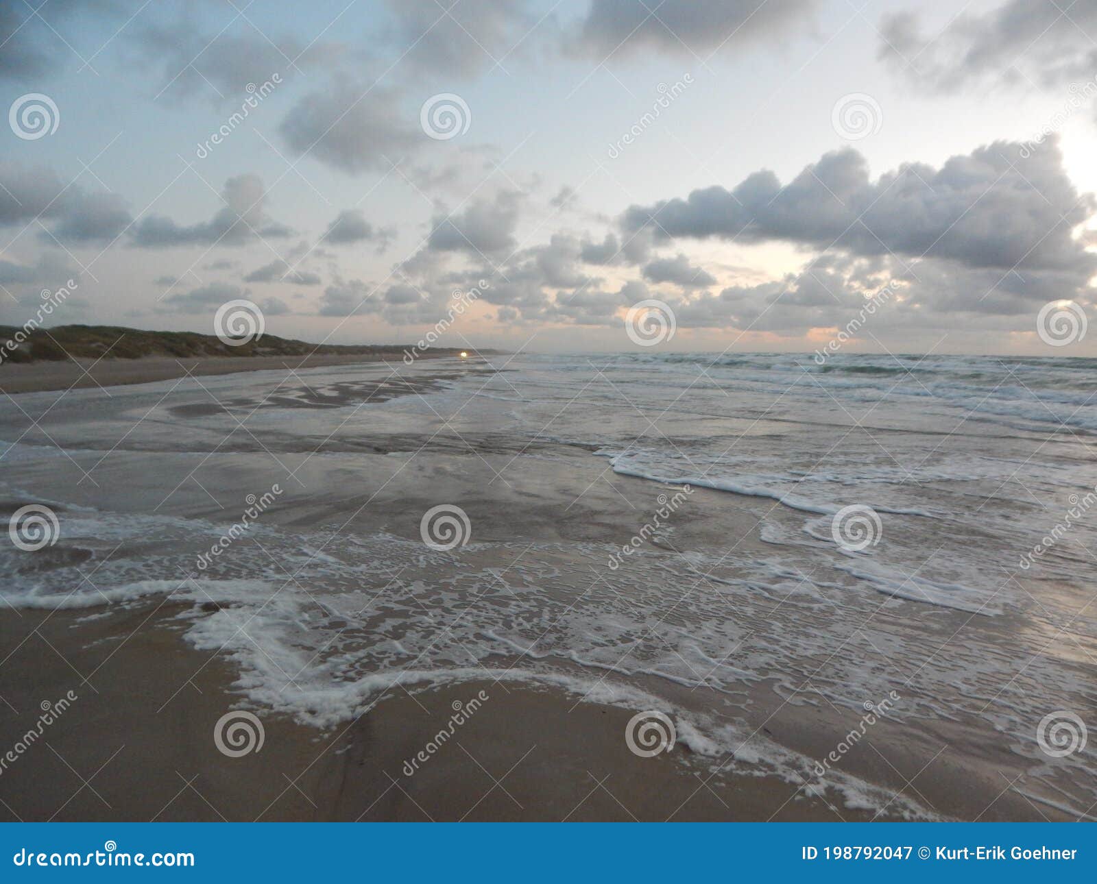 On the Shores of the North Sea in Denmark Stock Image - Image of wave ...