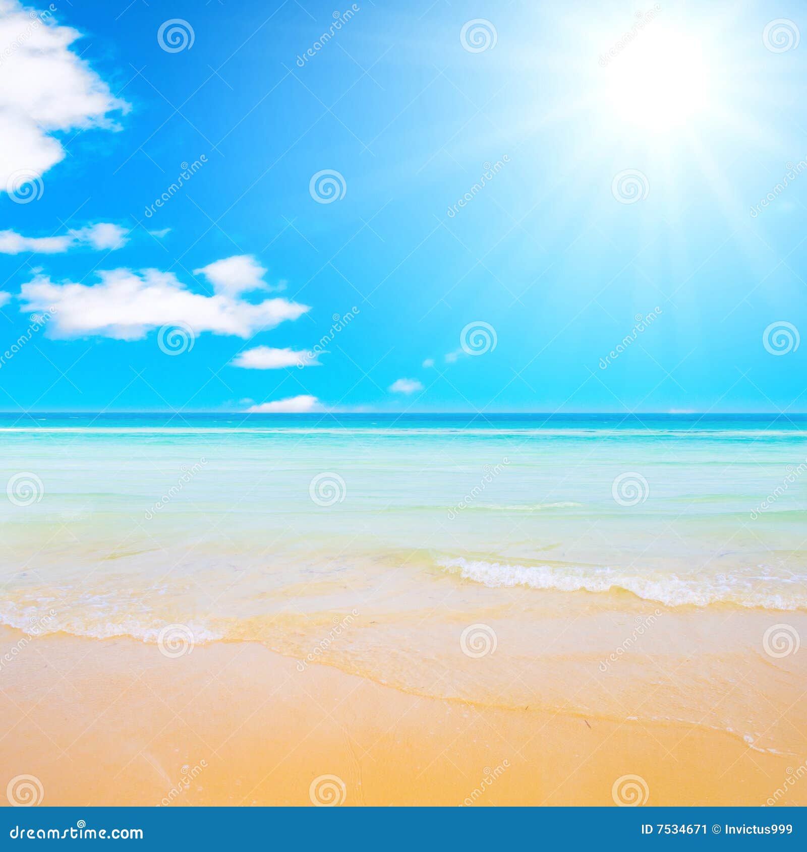 Shores of the solar sea stock image. Image of landscape - 7534671