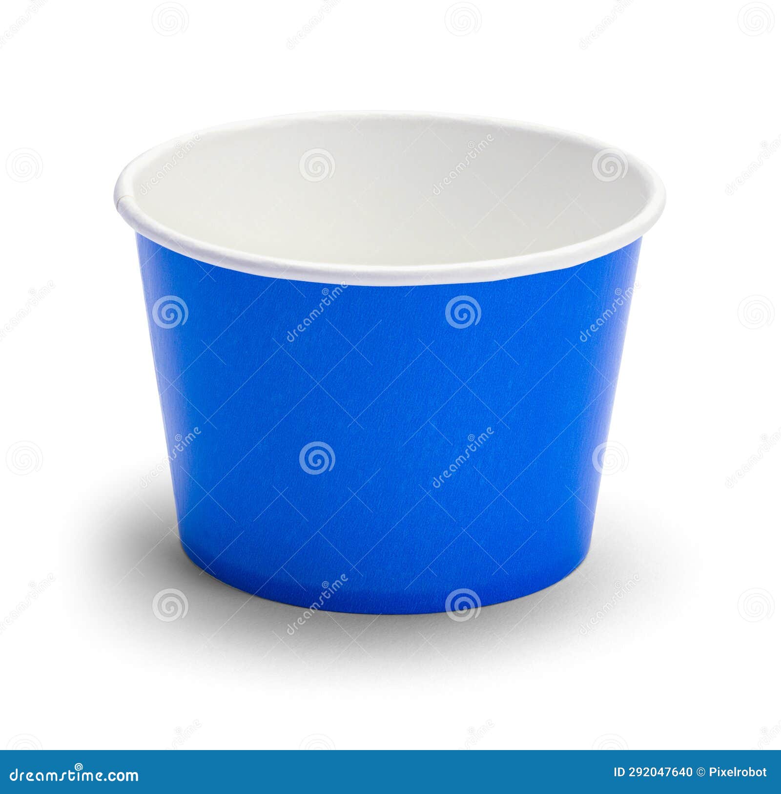 Short Blue Paper Cup stock photo. Image of blue, tipped - 292047640