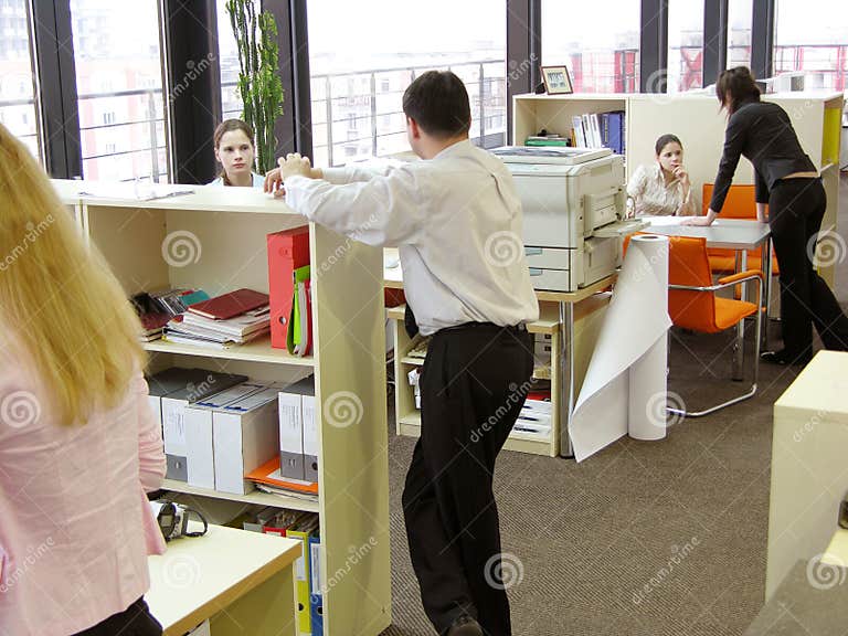 Short break at work stock photo. Image of adult, customer - 99680