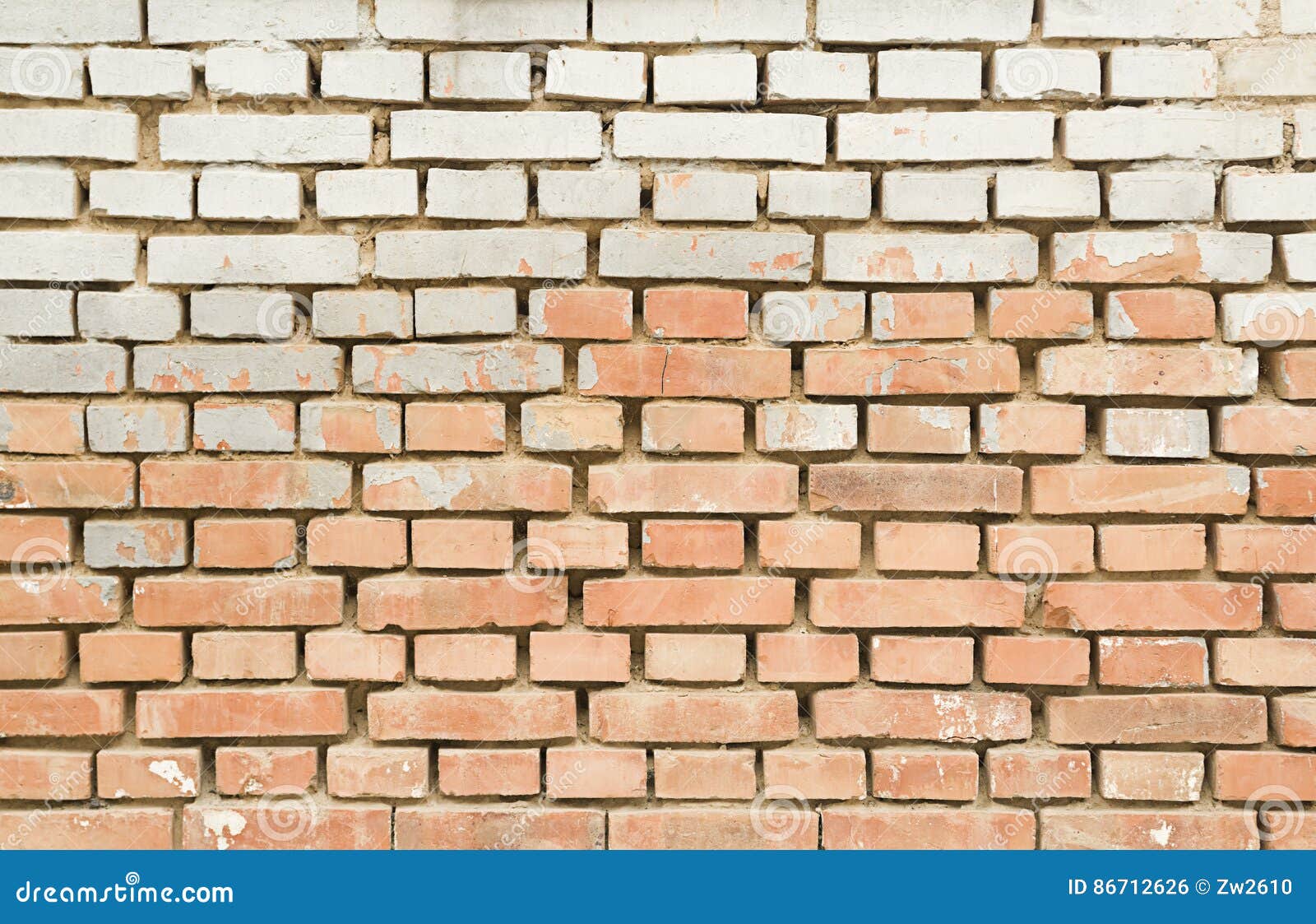 A SHORT BRICK WALL stock photo. Image of background, texture - 86712626