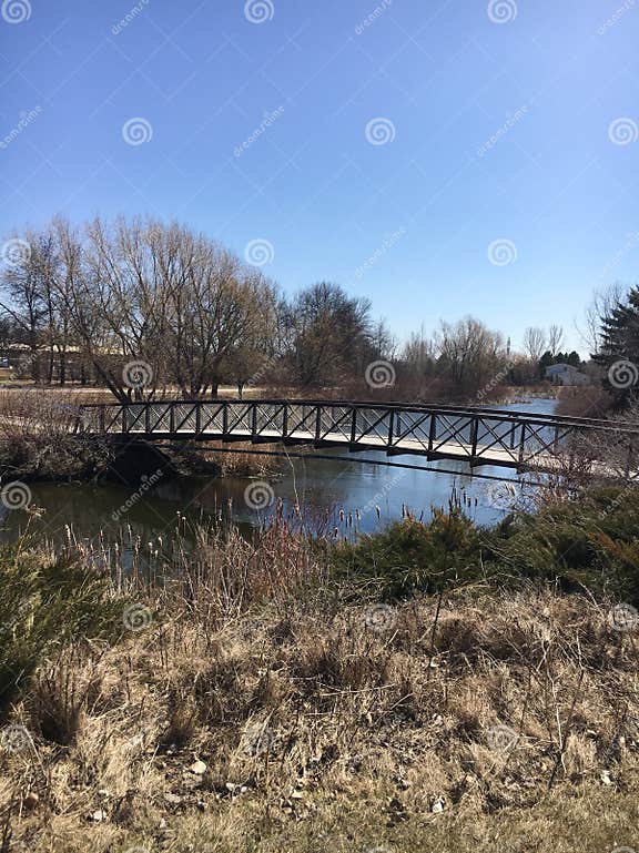 A short bridge stock photo. Image of bridge, nature - 115179038