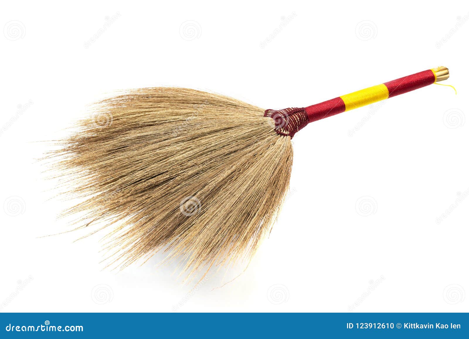 Short broom on white stock photo. Image of cleanup, scoop - 123912610