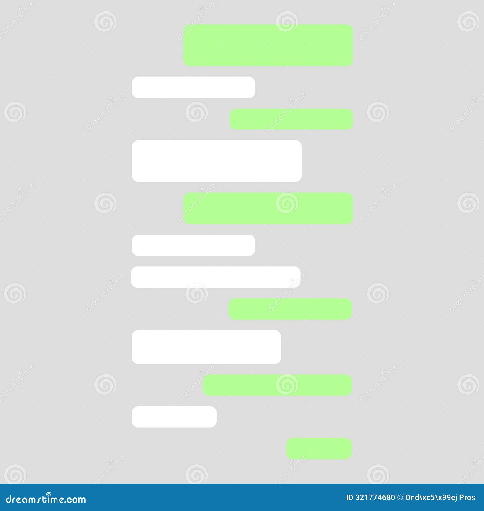 Short Bubble Message, Social Screen Empty Chat Window Dialog On Dark ...