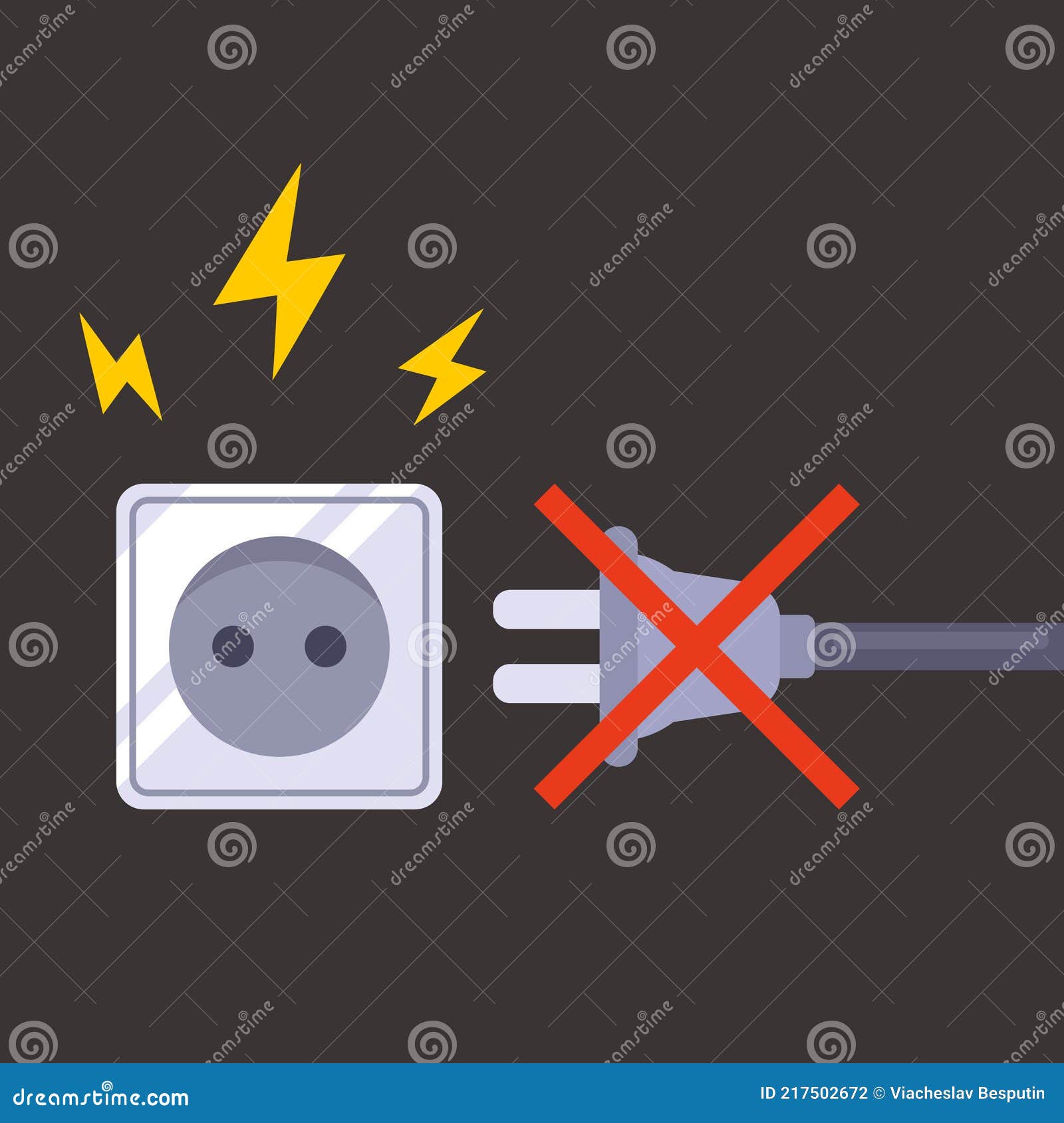 Short Circuit in the Electrical Outlet. Do Not Plug Electrical ...
