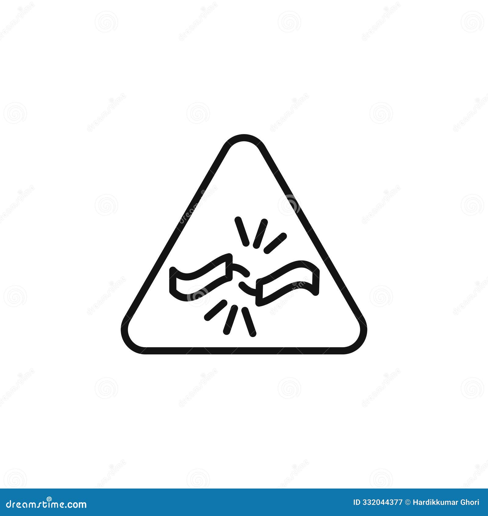 Short Circuit Icon Symbol on White Background Stock Vector ...