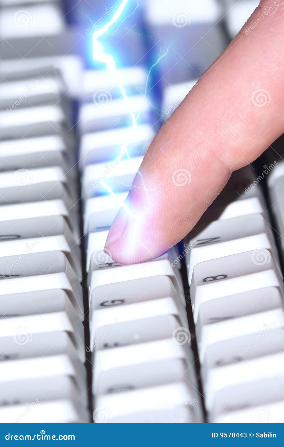 Short Circuiting Stock Image Image Of Computer Dramatic 9578443