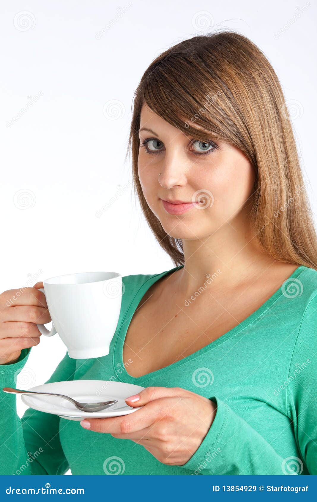 Short coffee break stock image. Image of woman, diet - 13854929