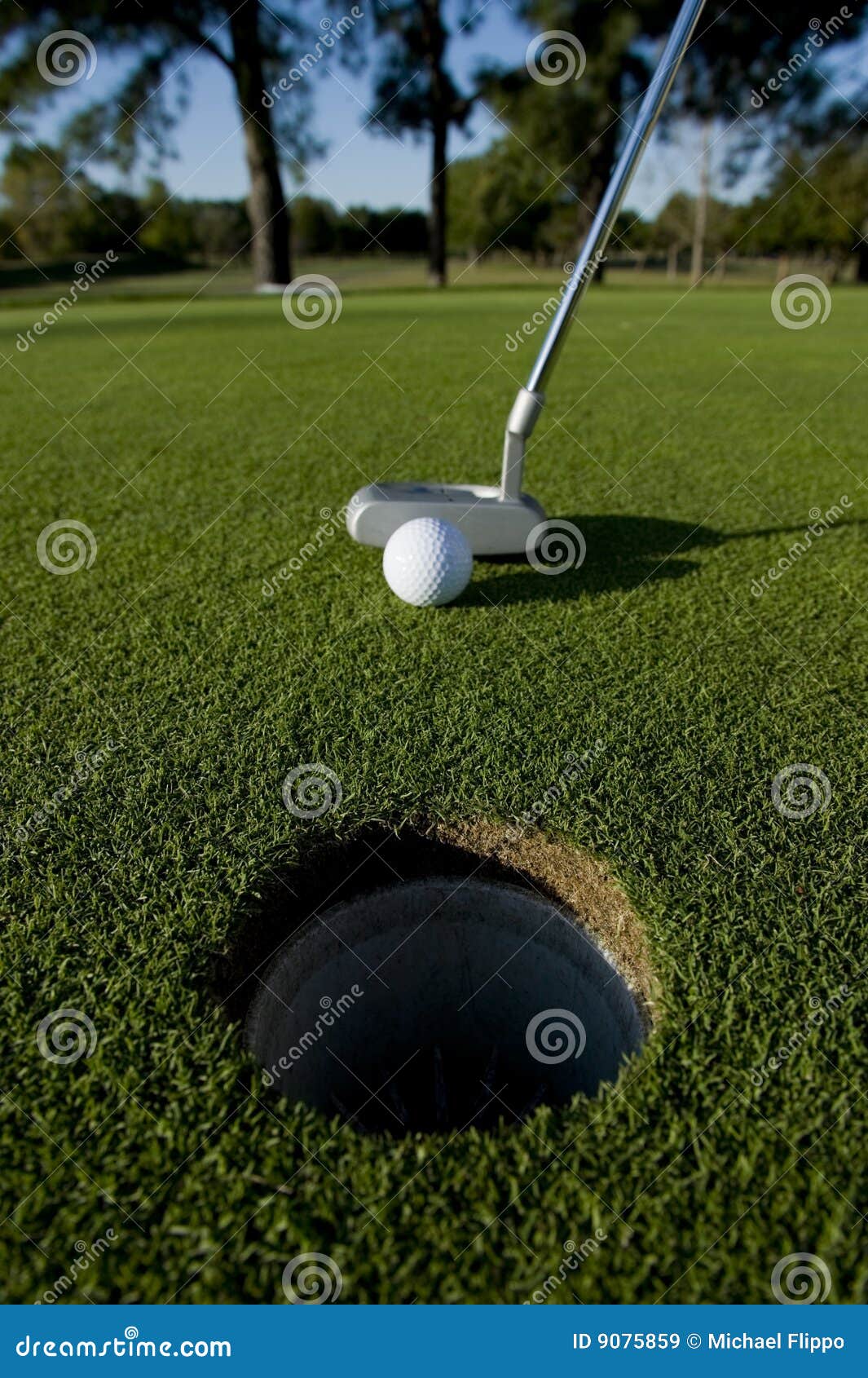 Short Golf Putt stock image. Image of golfing, symbolic - 9075859