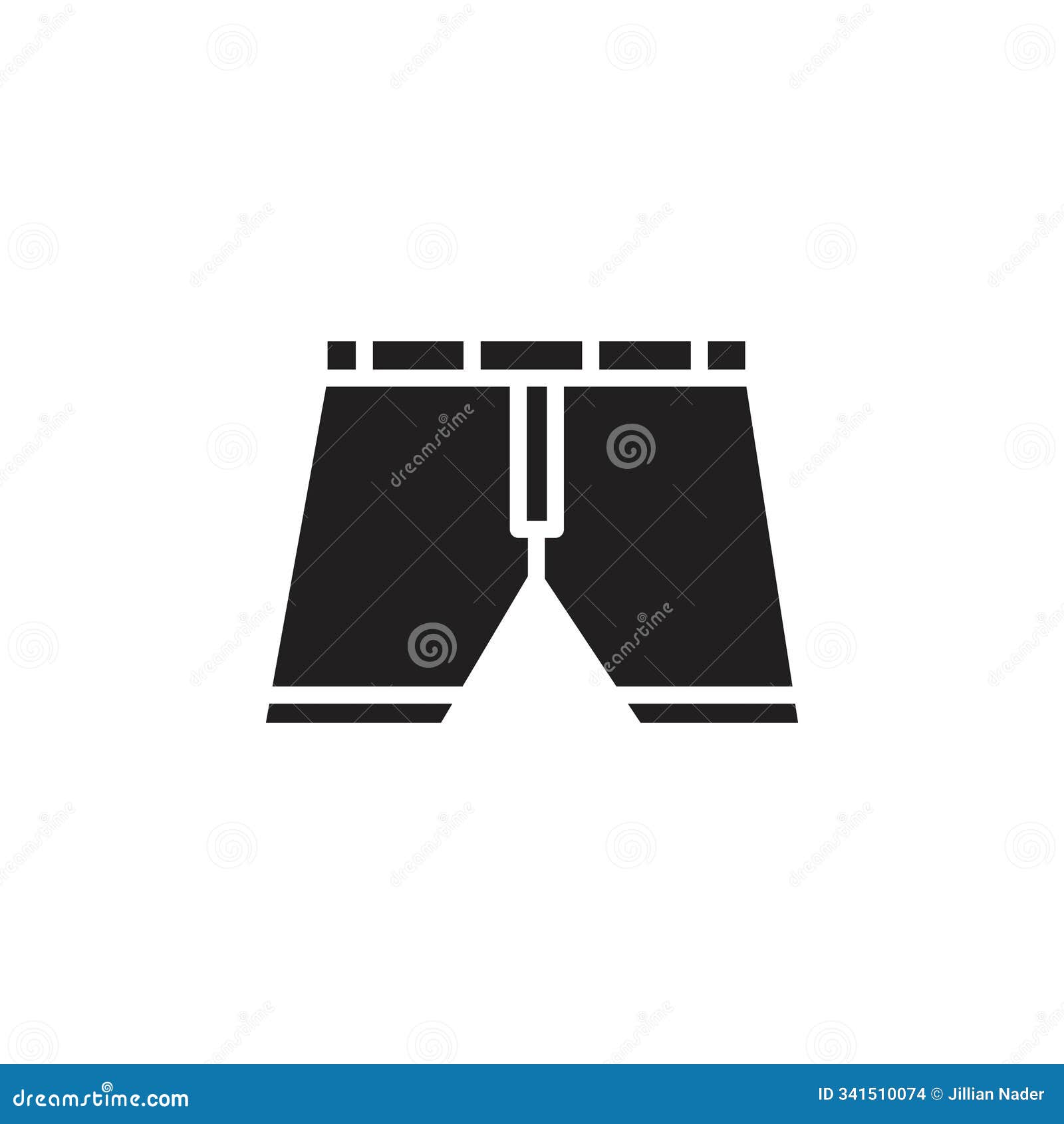 Short Icon Flat Line Illustration Stock Illustration - Illustration of ...