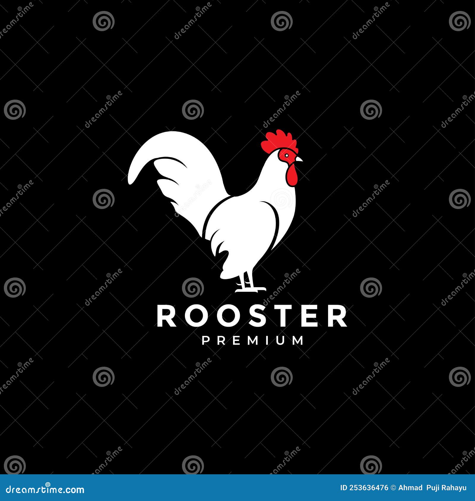 Short-legged Bantam Chicken Logo Design Stock Vector - Illustration of ...