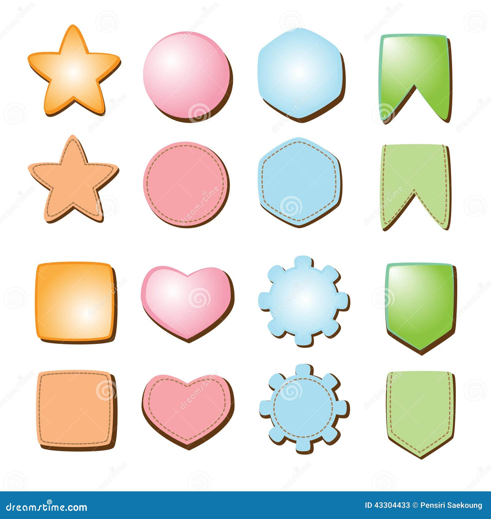 Short note set stock vector. Illustration of bookmarks - 43304433