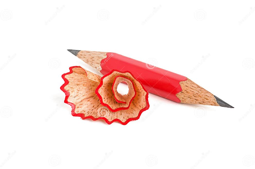 Short Pencil Sharpened on Both Sides Stock Photo - Image of office ...