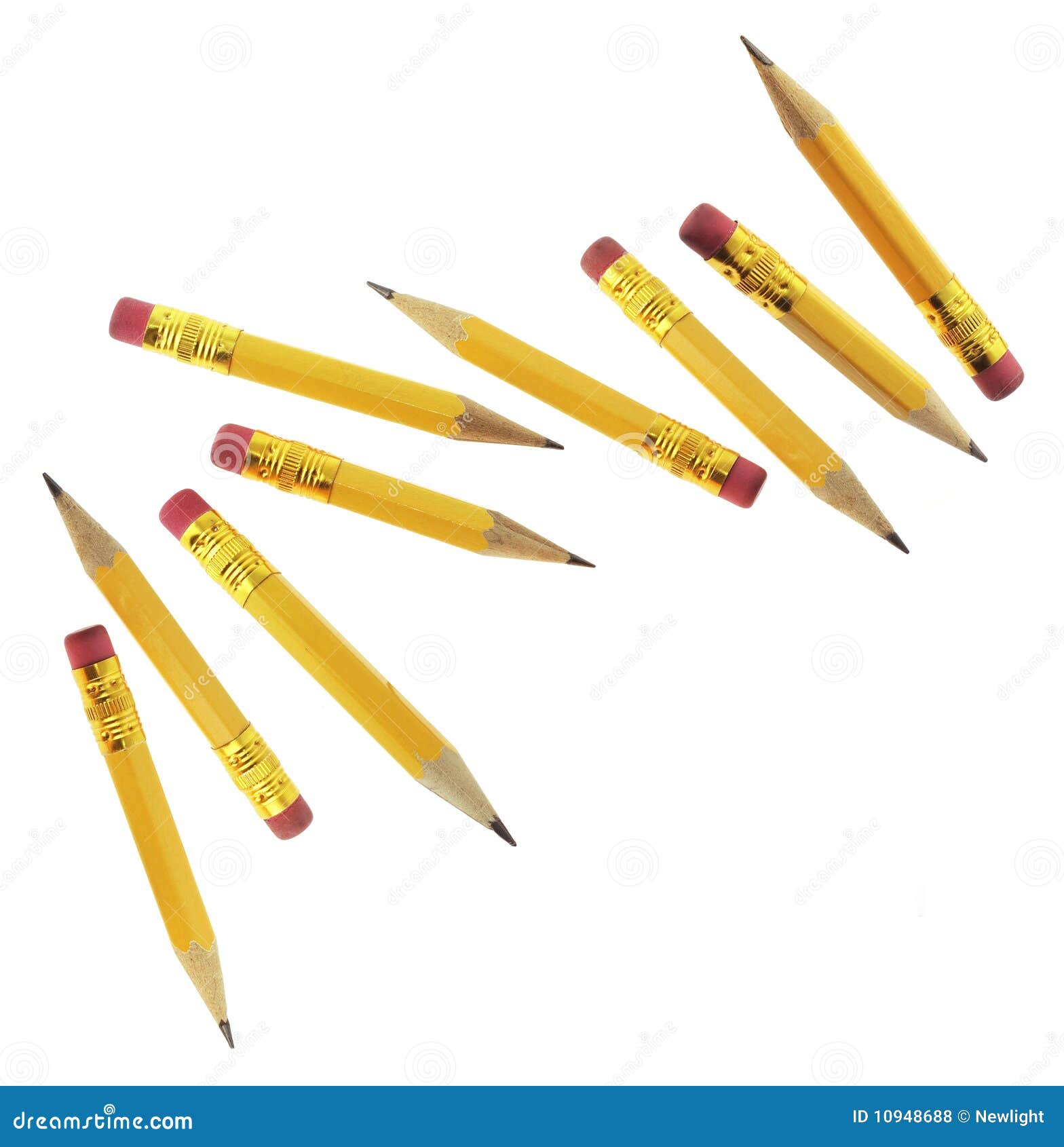 Short Pencils stock photo. Image of still, office, cutout - 10948688