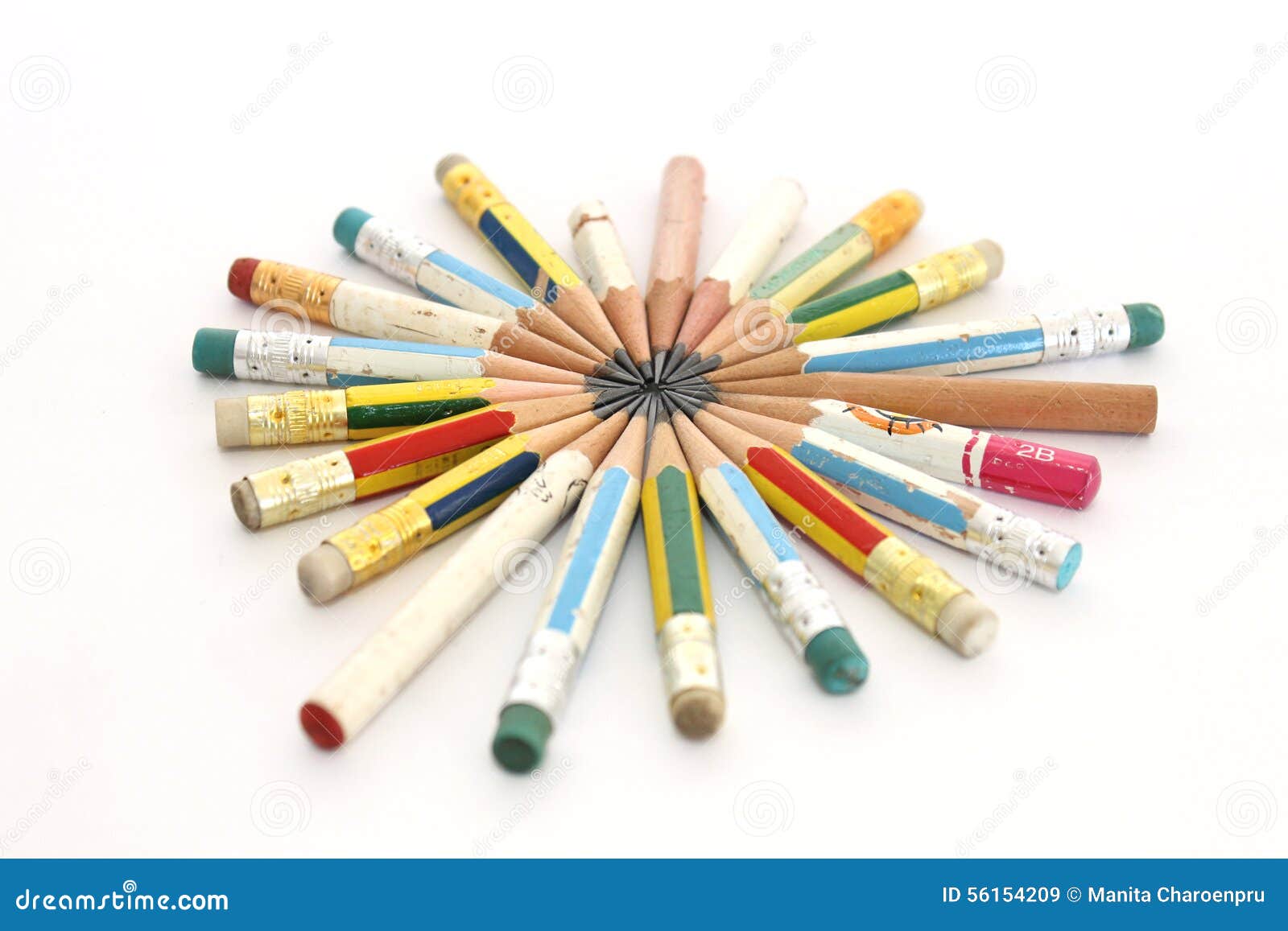 Short pencils stock image. Image of write, short, graphite - 56154209