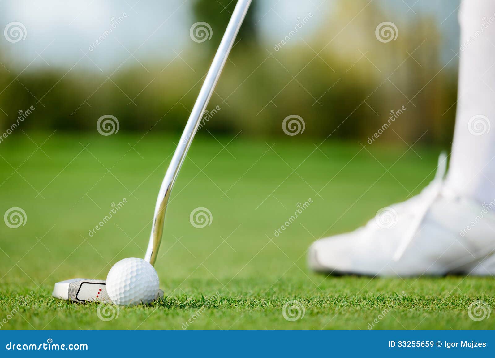Short Putt stock image. Image of active, portrait, champion - 33255659