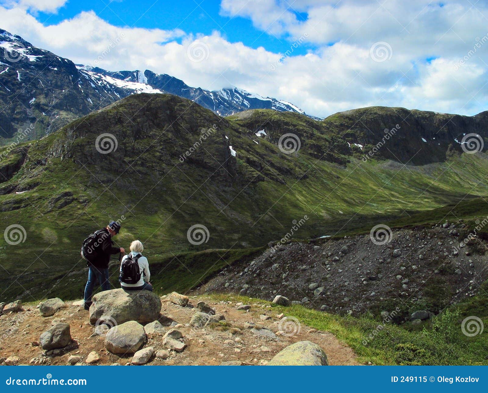 Short rest among mountains stock image. Image of postcard - 249115