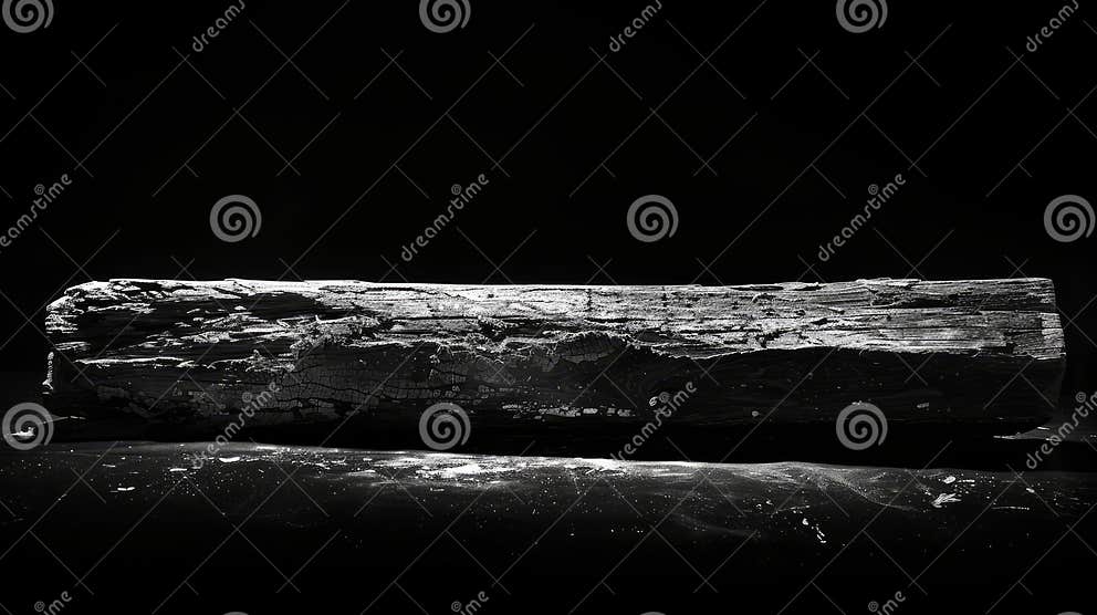 A Striking Black and White Photograph Capturing the Texture of a Rough ...
