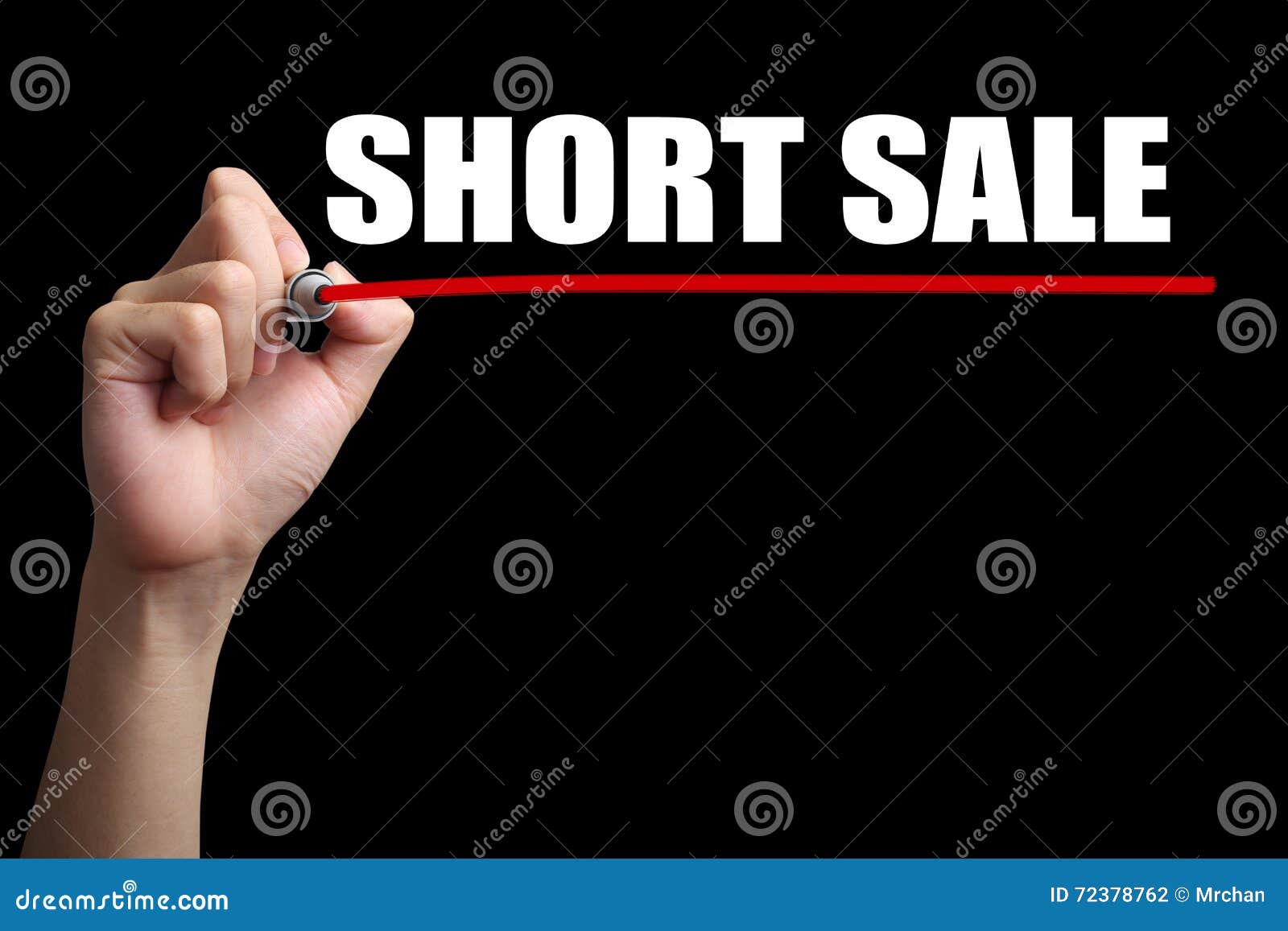 Short Sale Concept stock photo. Image of discount, label - 72378762