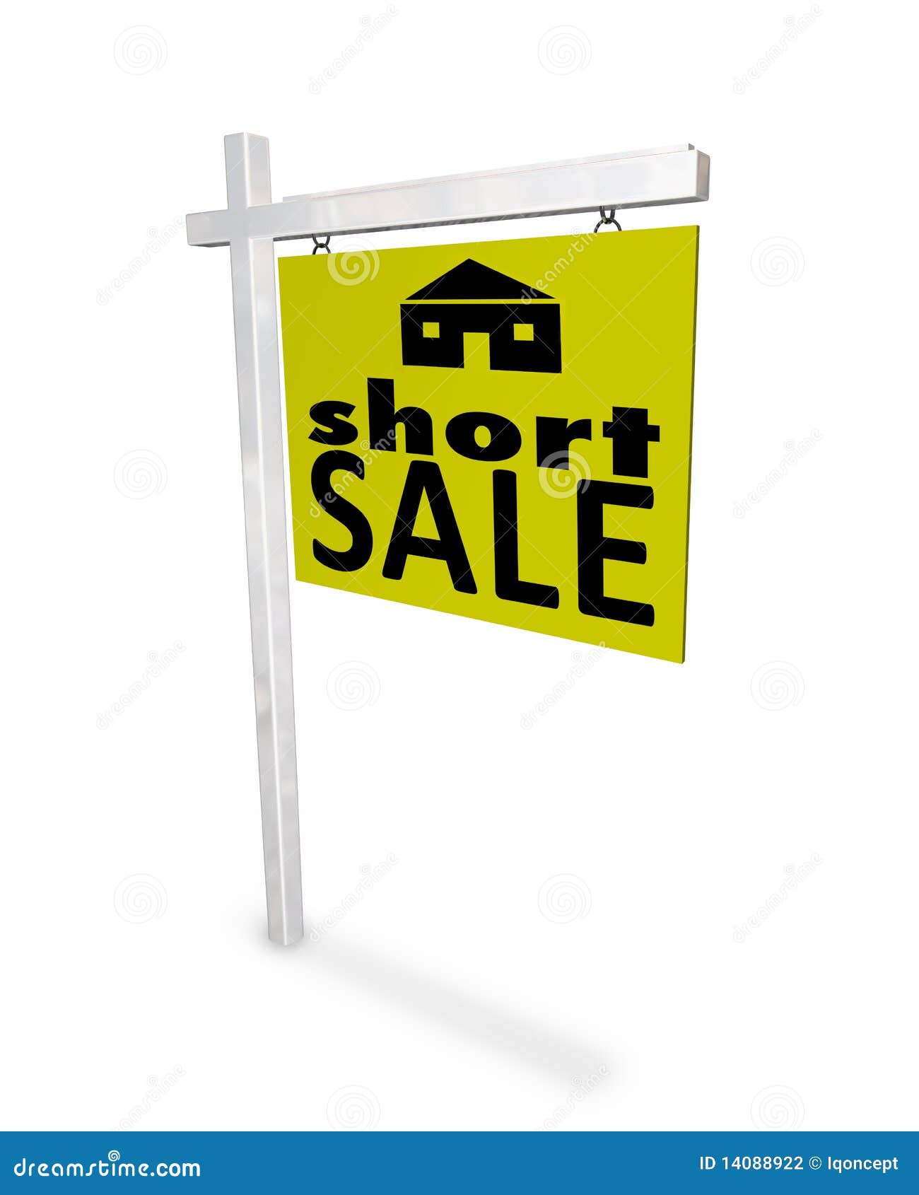 Short Sale - Home Sign stock illustration. Illustration of credit ...